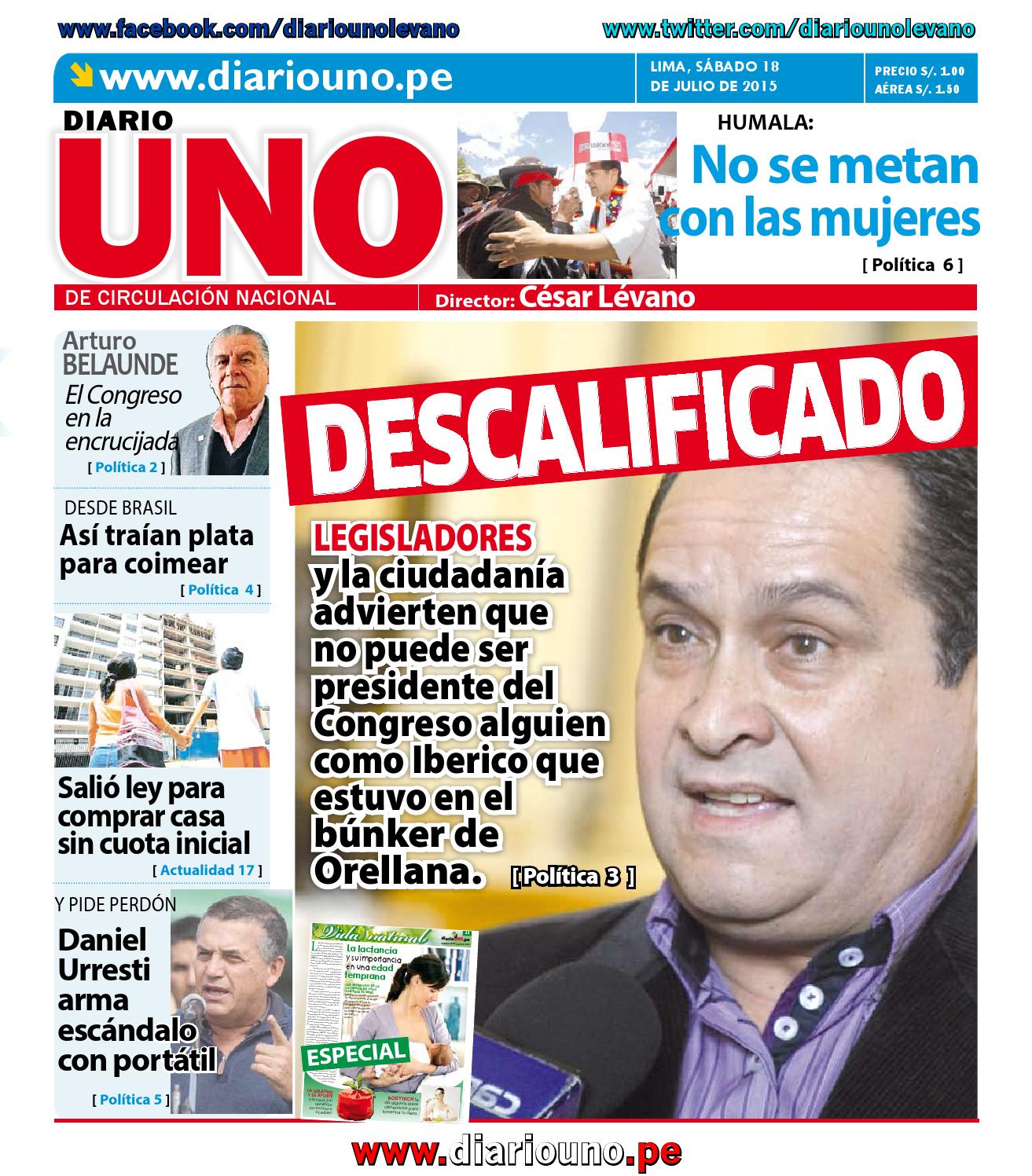 Diario UNO - 18 Julio 2015 by Diario UNO - Issuu