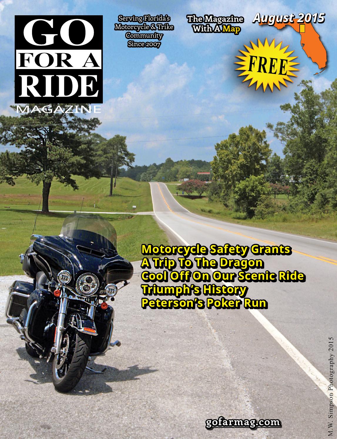 Go For A Ride Magazine, August 2015 by Go For A Ride Magazine - Issuu