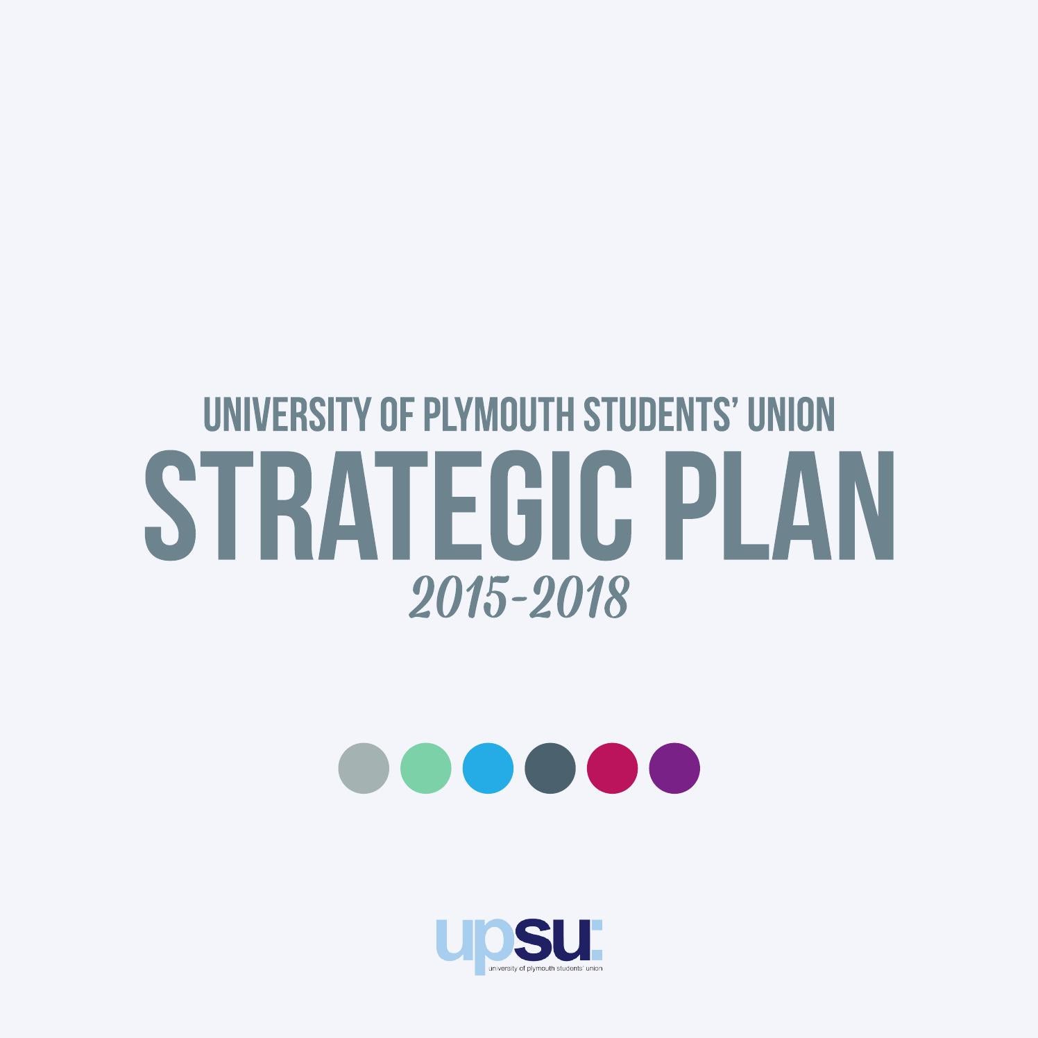 UPSU Strategic plan 2015 18 by UPSU - Issuu