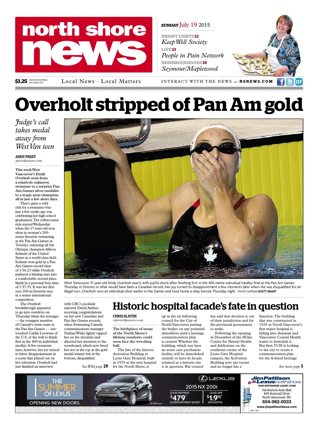 North Shore News July 19 2015 by North Shore News - Issuu