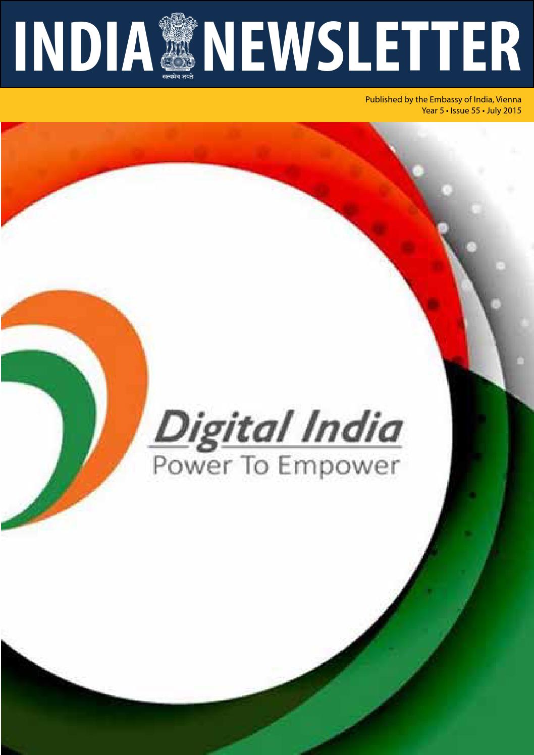 India Newsletter 07 2015 by Indian Embassy Vienna - Issuu