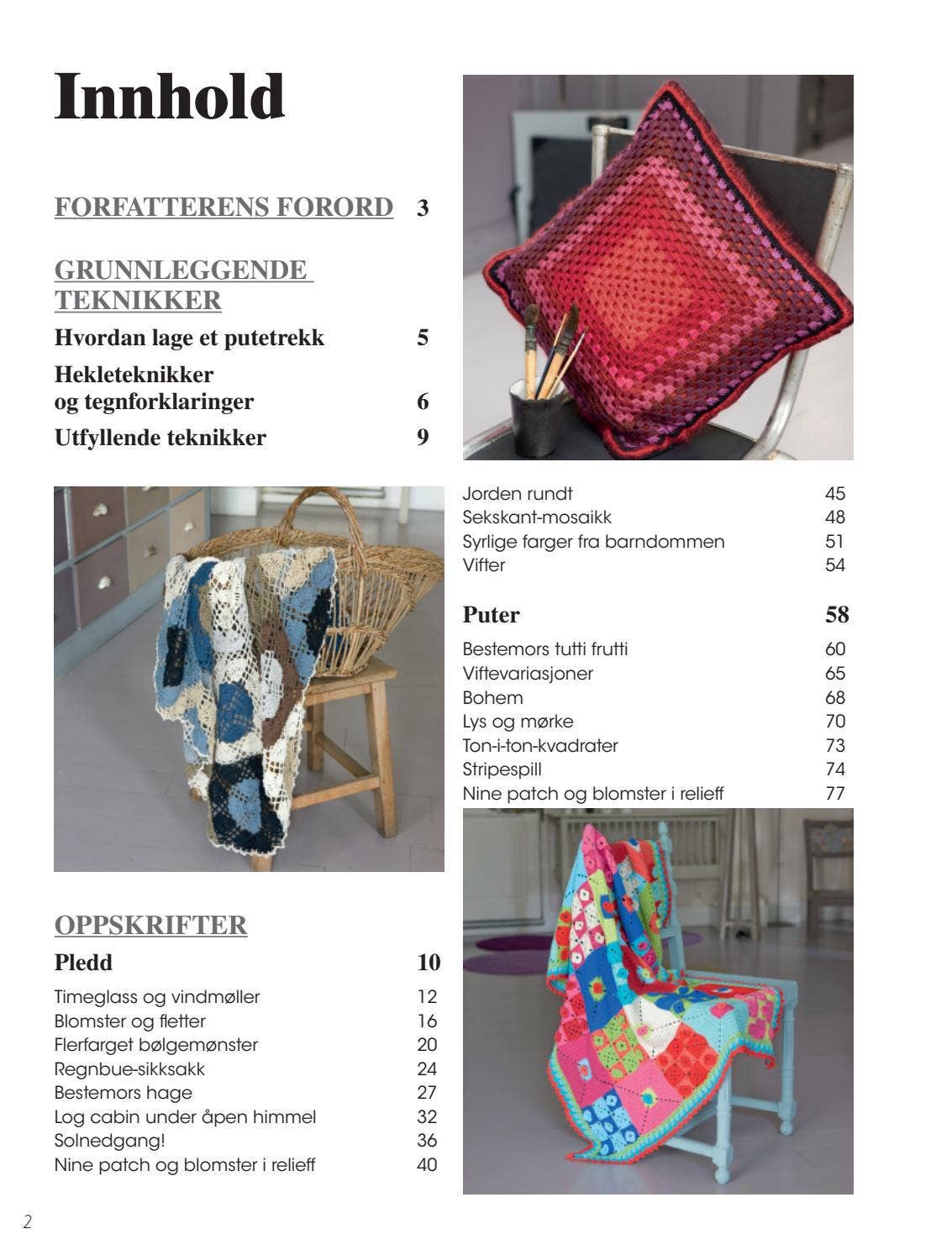 Hekle pledd og puter av Kristel Salgarollo by Cappelen Damm AS - Issuu