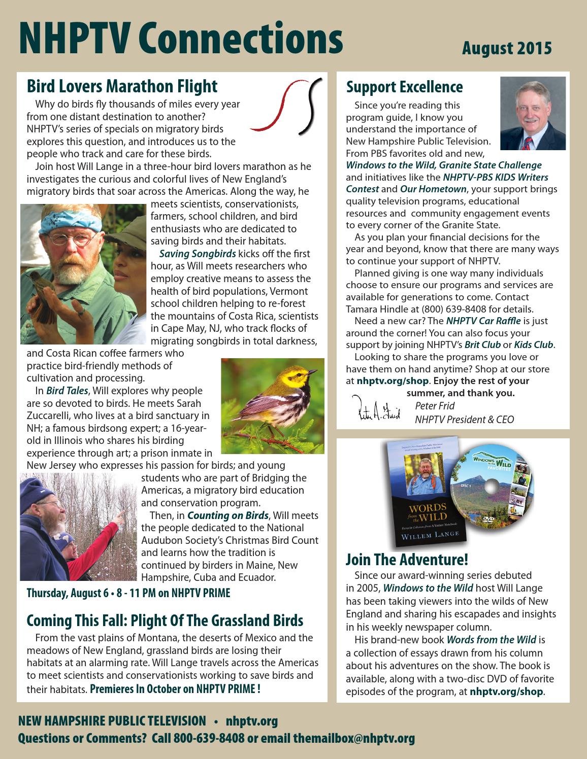 NHPTV Connections August 2015 by New Hampshire PBS - Issuu