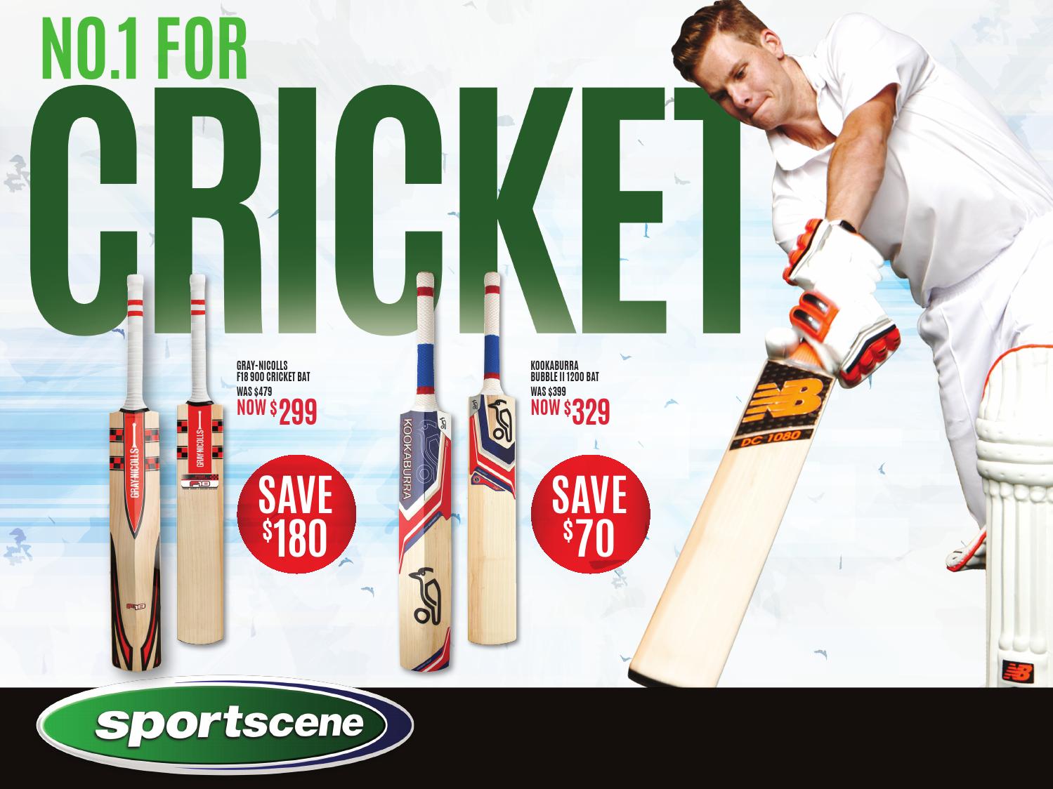 SPORTSCENE - No.1 For Cricket by Associated Retailers Ltd - Issuu