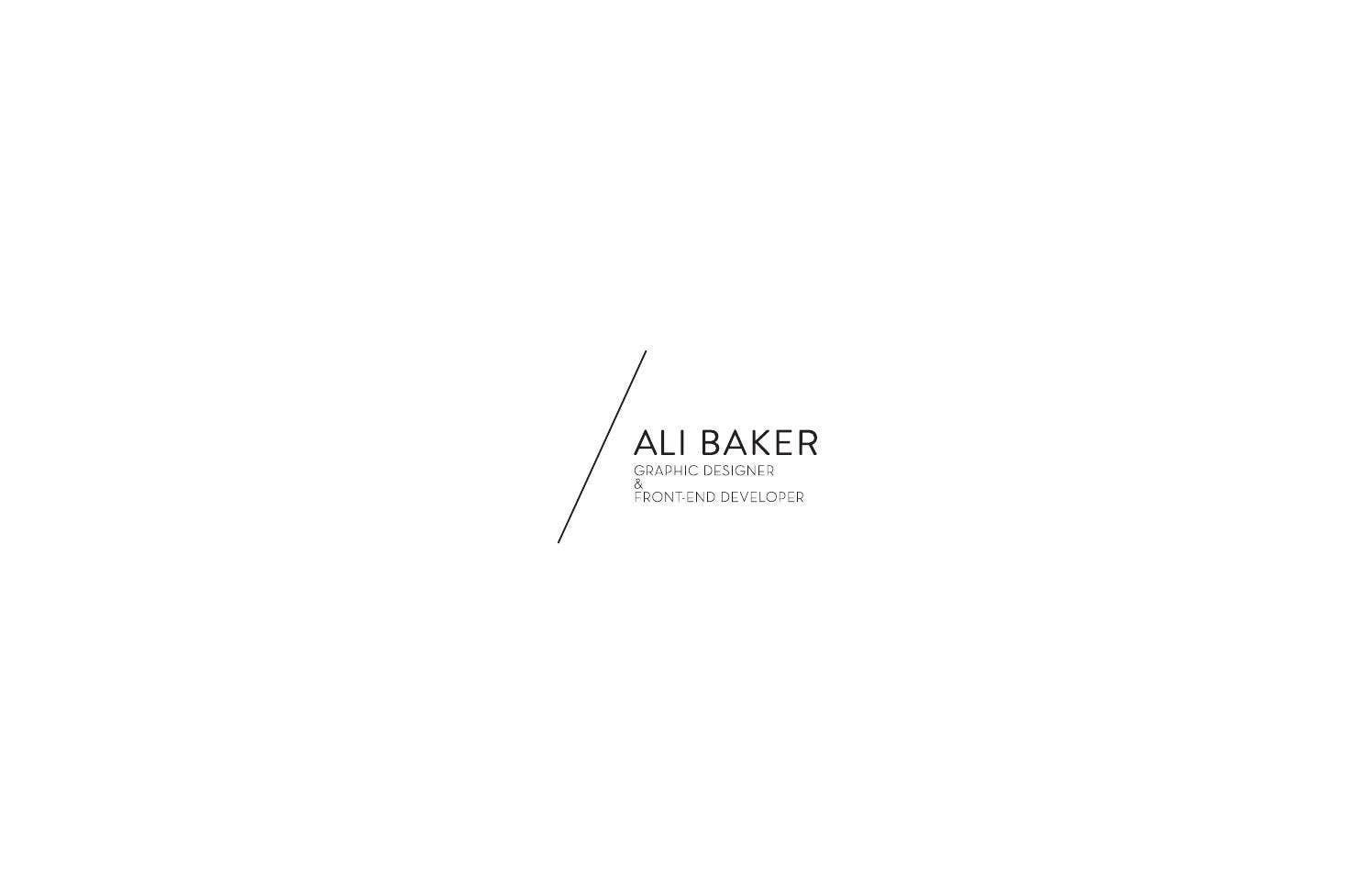 Ali Baker | Designer by CHICAGO PORTFOLIO - Issuu