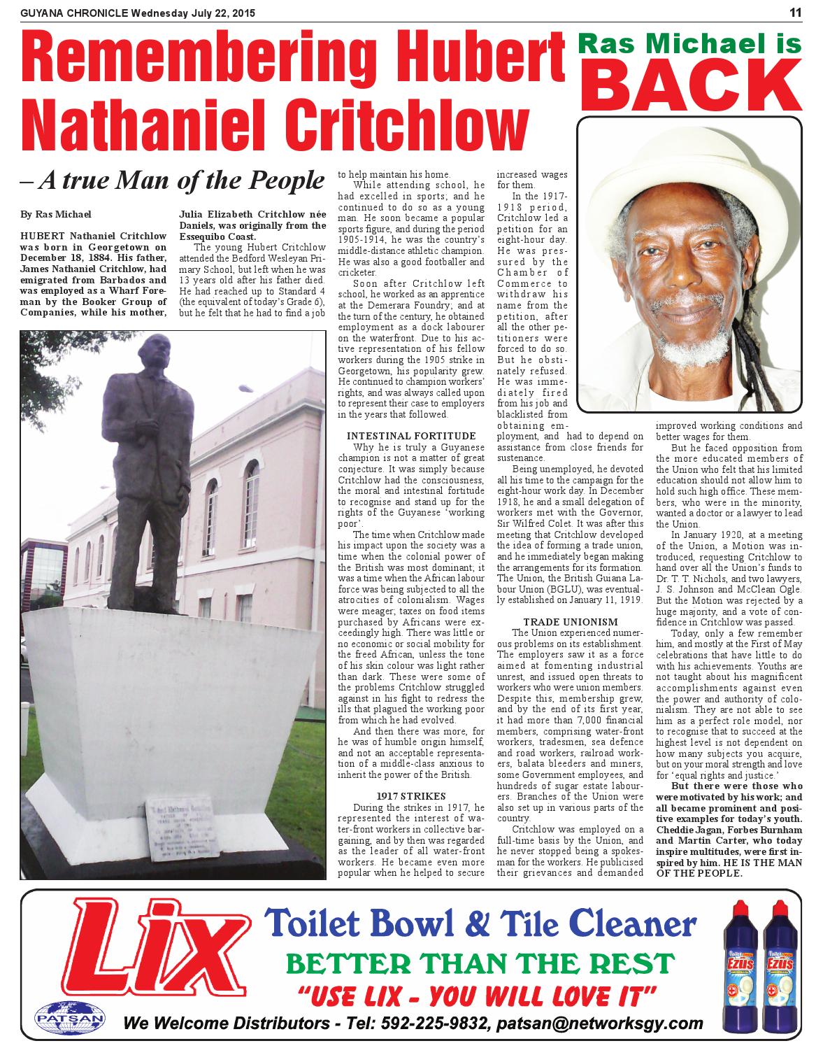 2015 7 22 by Guyana Chronicle E-Paper - Issuu