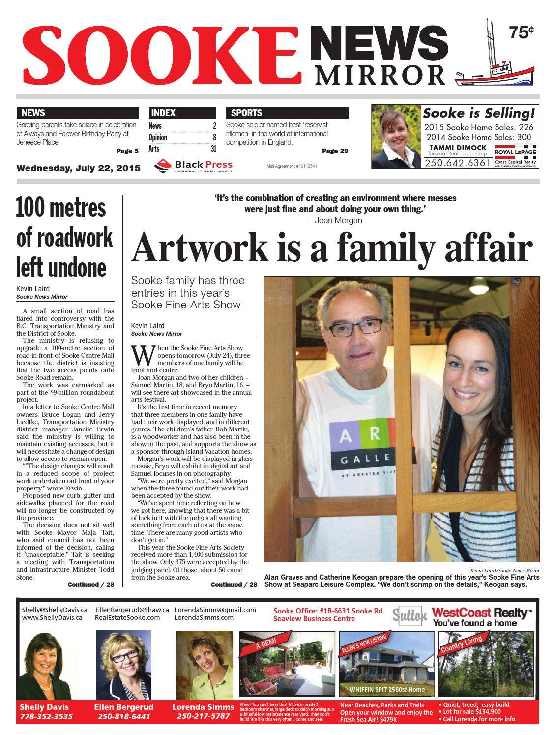 Sooke News Mirror, July 22, 2015 by Black Press Media Group - Issuu