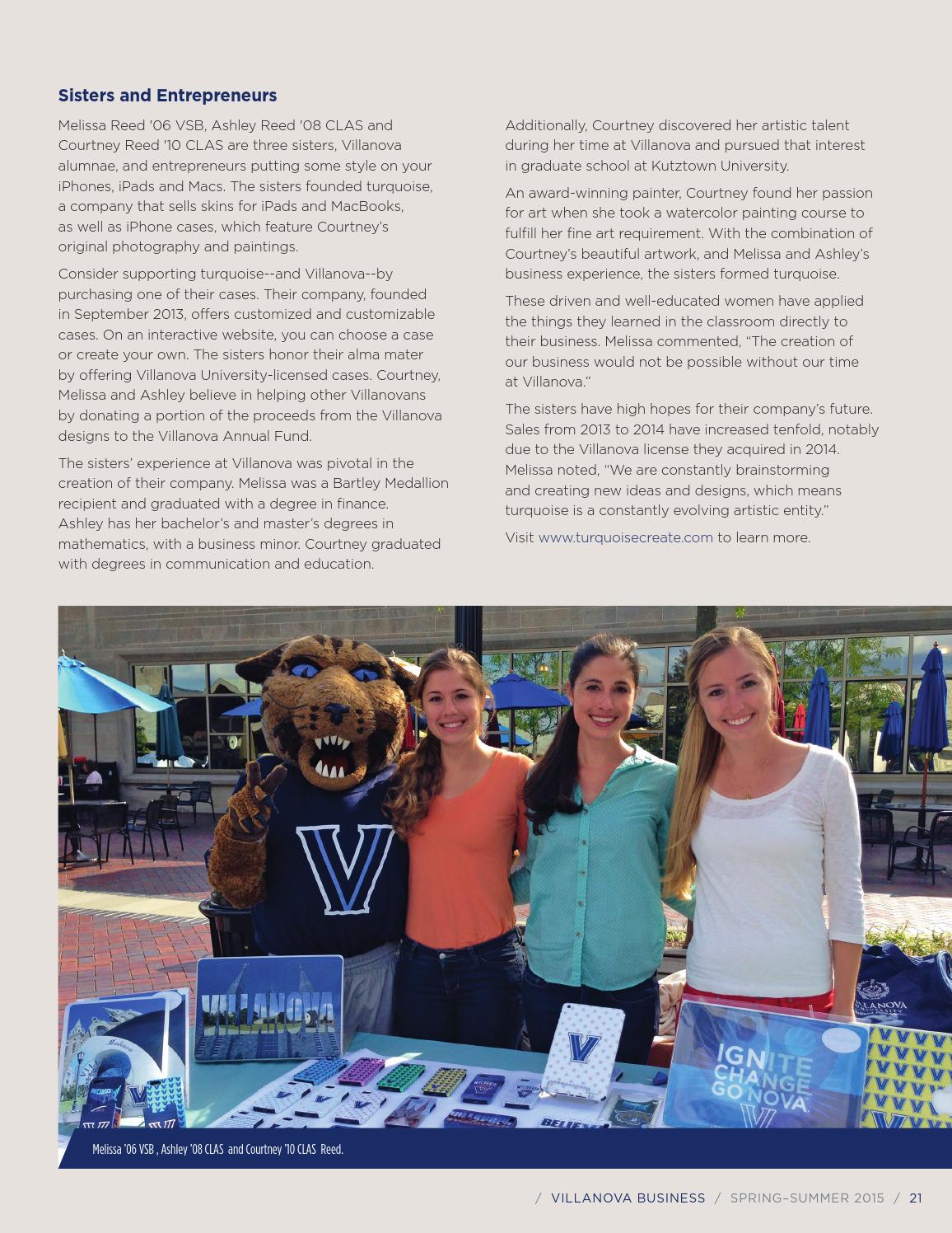 Spring - Summer 2015 Villanova Business Magazine by Villanova School of ...
