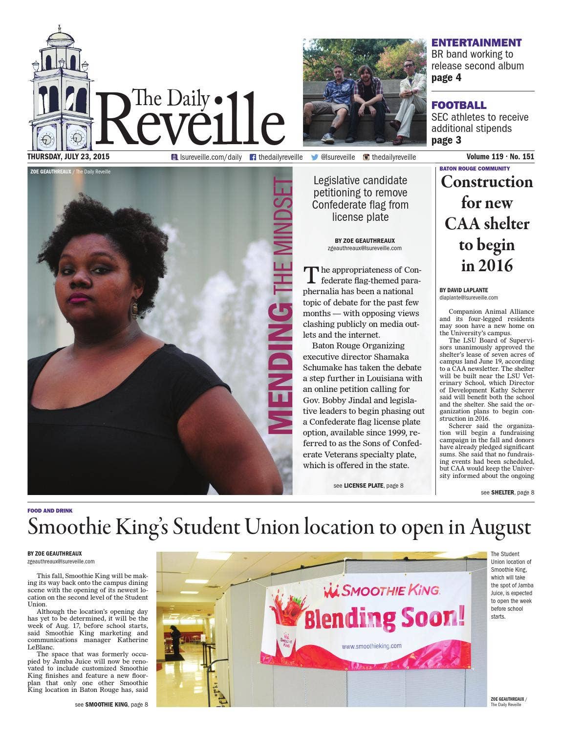 The Daily Reveille - July 23, 2015 by Reveille - Issuu
