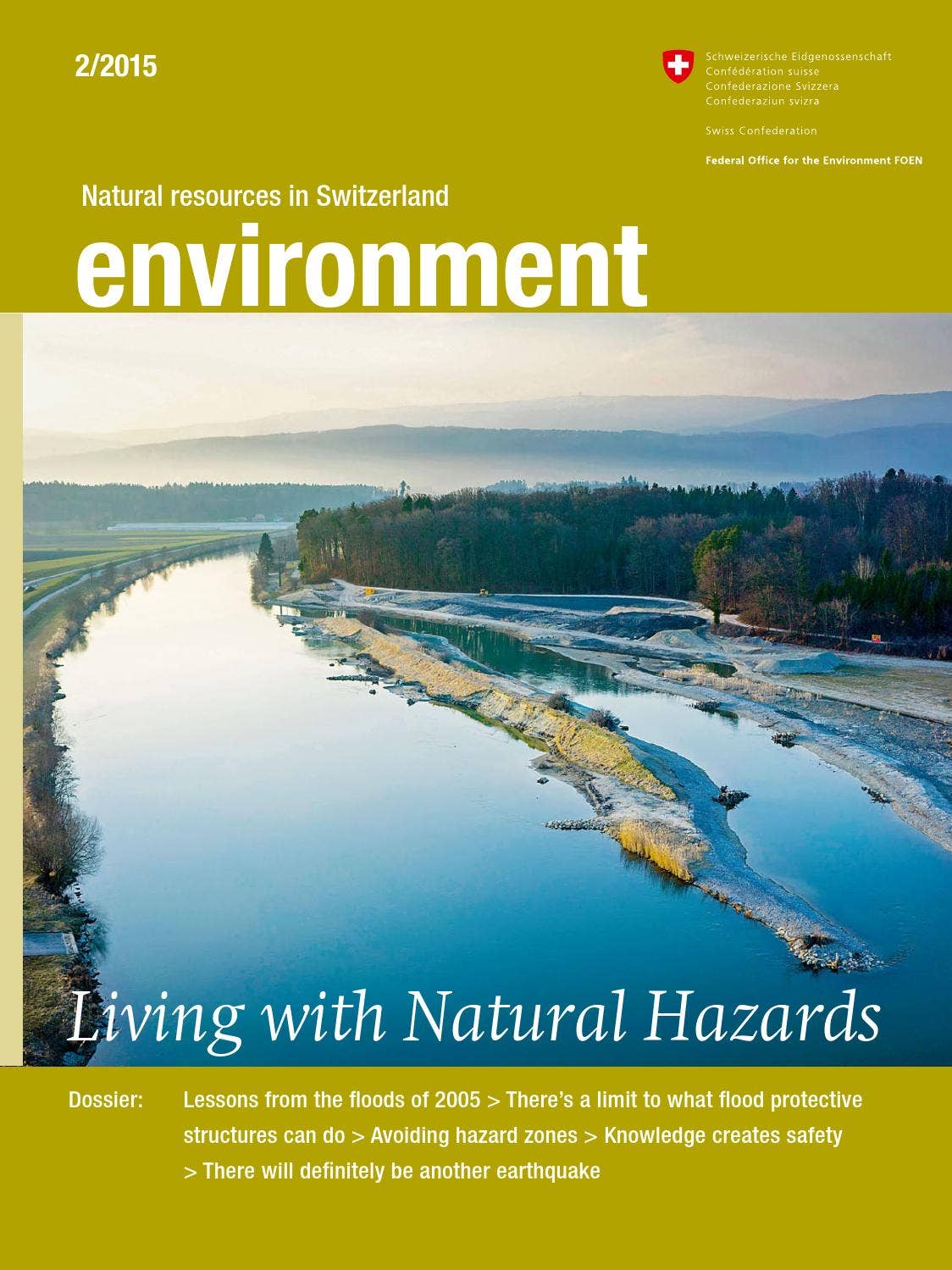 Magazine «environment» 2/2015 - Living with Natural Hazards by Federal ...