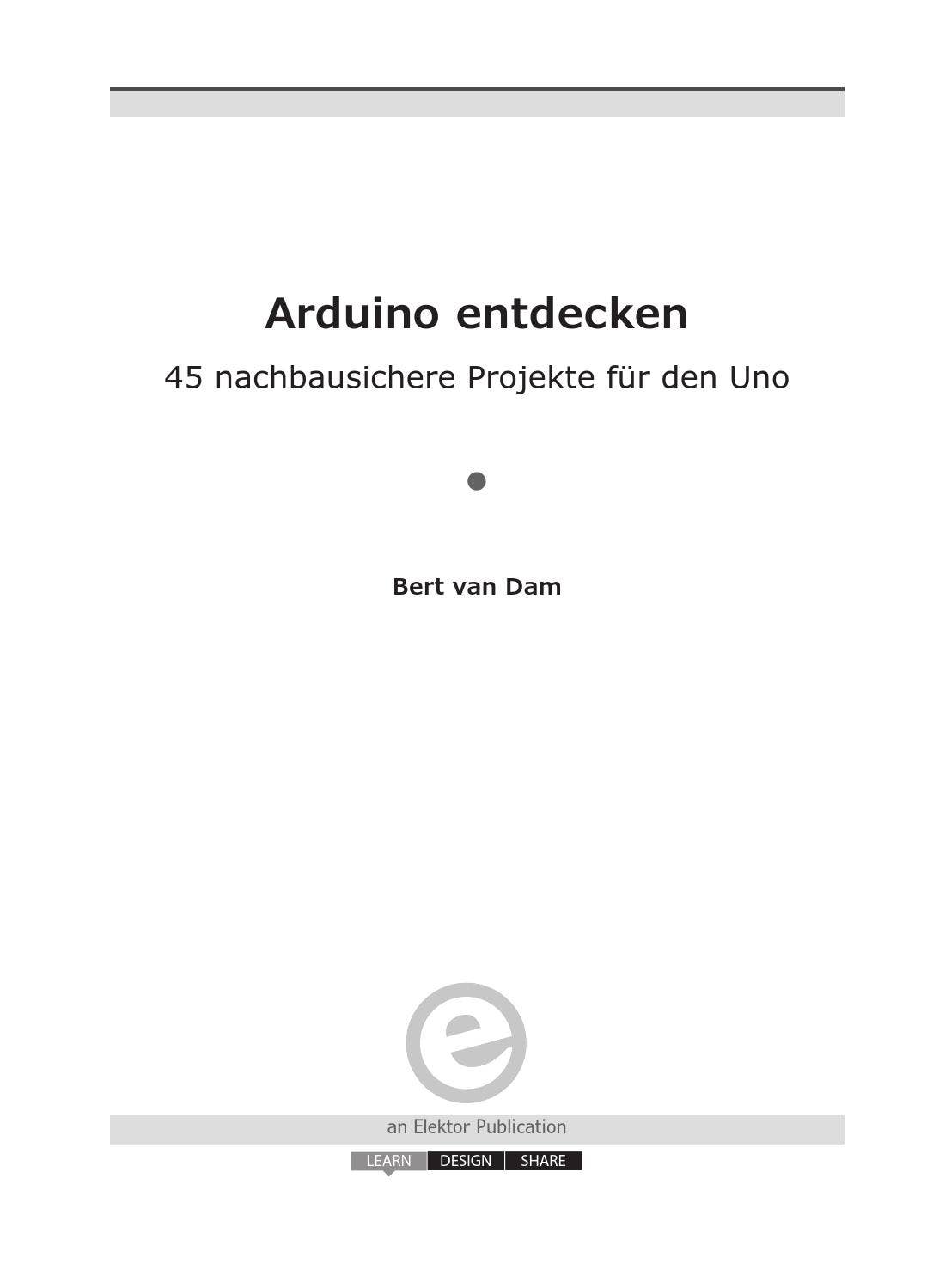 Leseprobe-Arduino entdecken by Elektor - Issuu