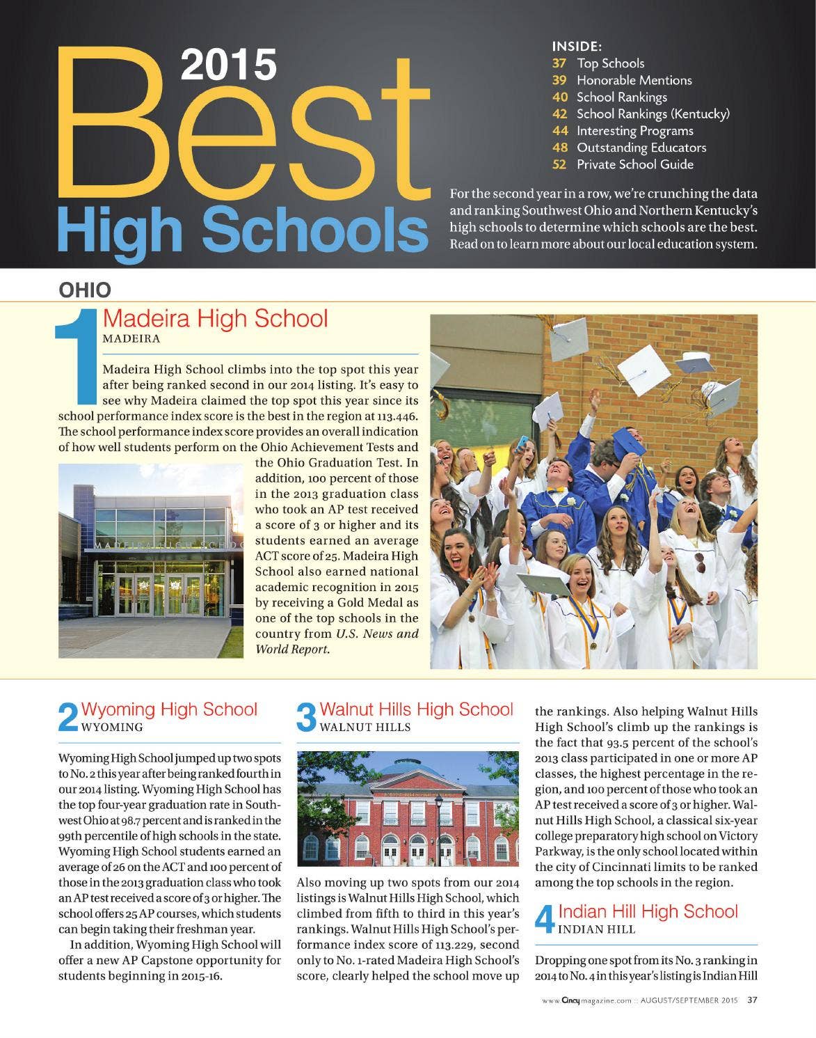 Best High Schools 2015 by Cincy Magazine - Issuu