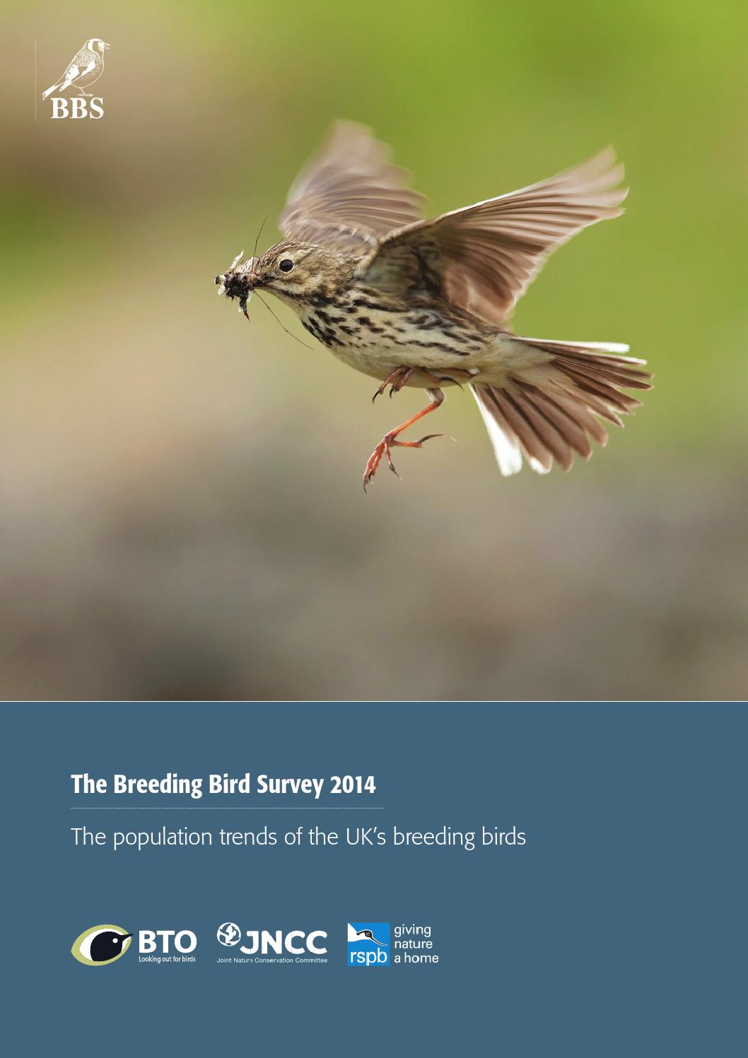 Breeding Bird Survey Report 2014 by British Trust for Ornithology - Issuu