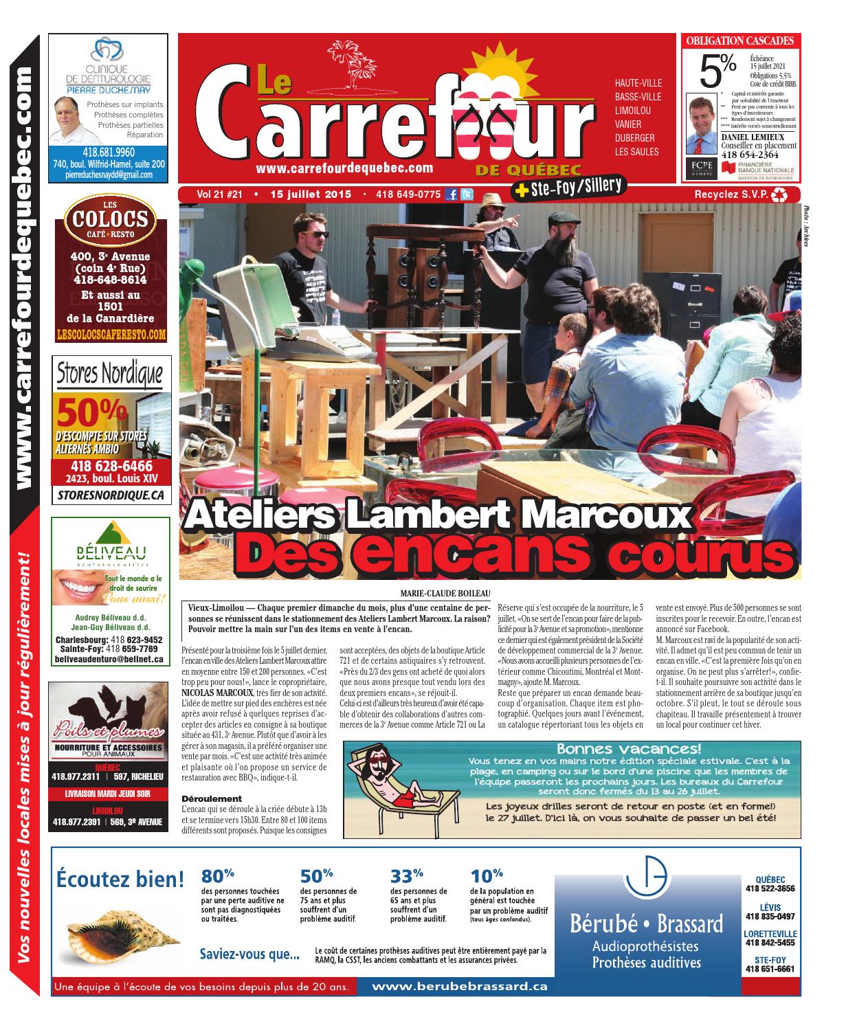 Carrefour de Québec + Beauport/Charlesbourg by redaction - Issuu