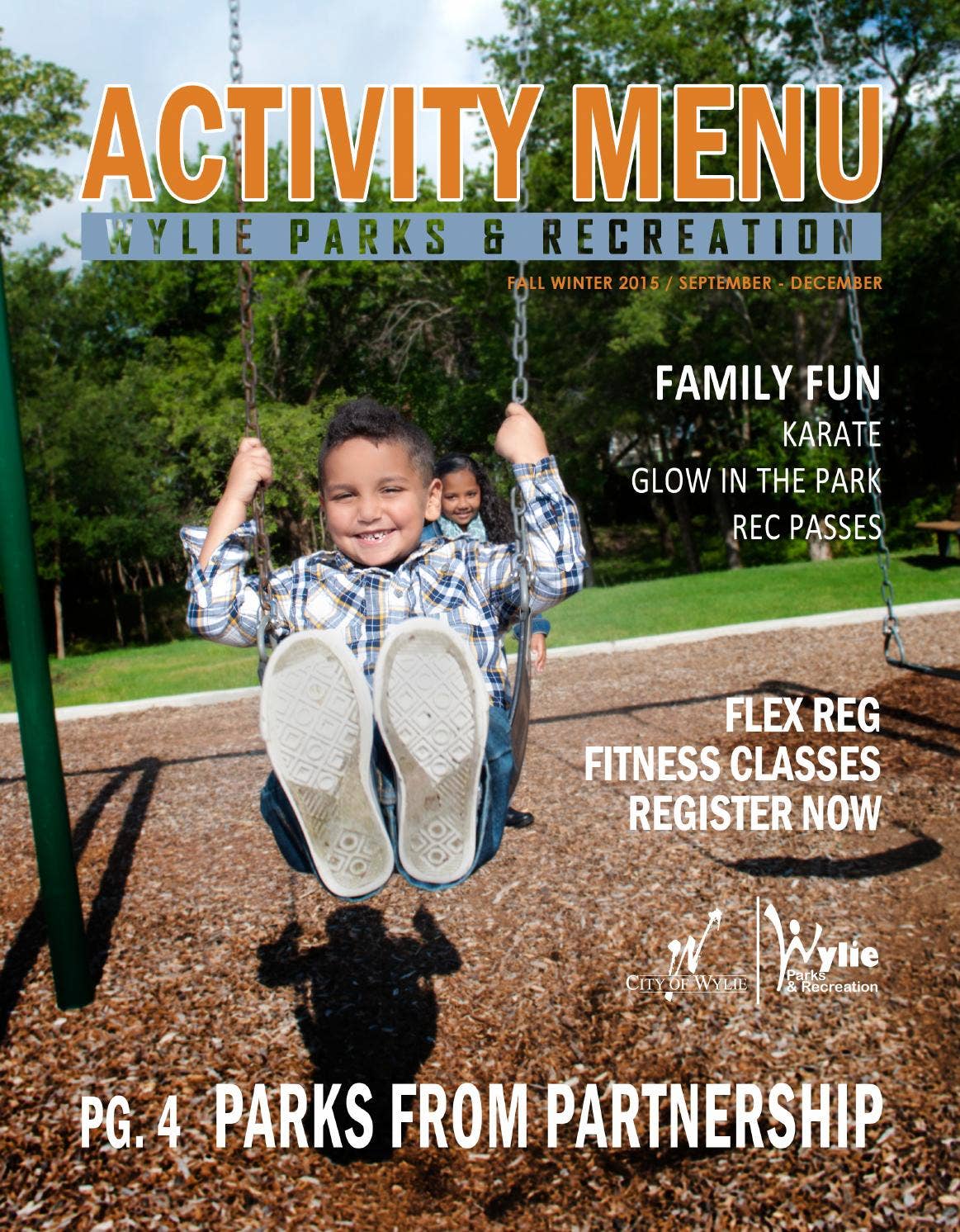 Activity Menu Fall/Winter 2015 {Wylie Recreation} by Wylie Parks and ...