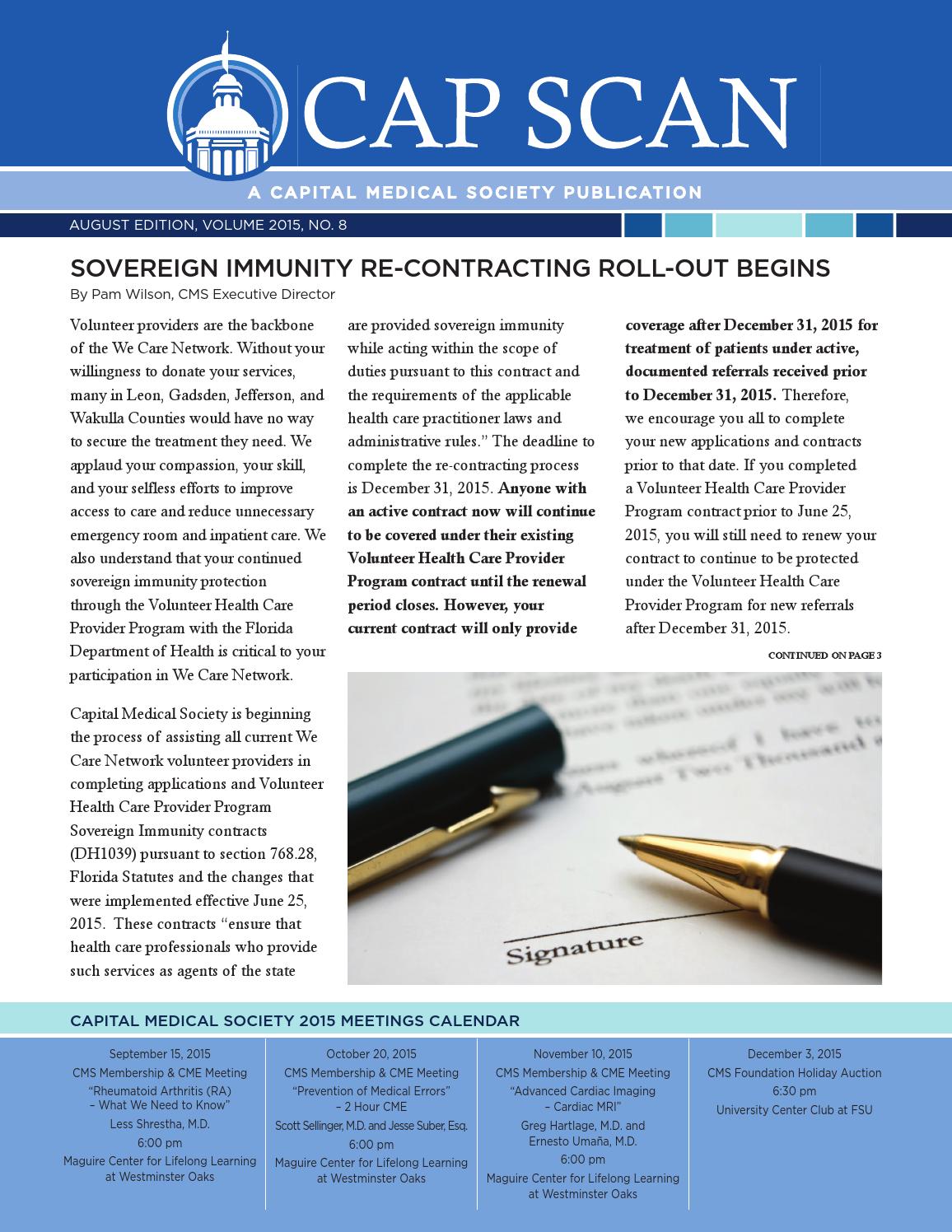 Cap Scan - August 2015 by Capital Medical Society - Issuu