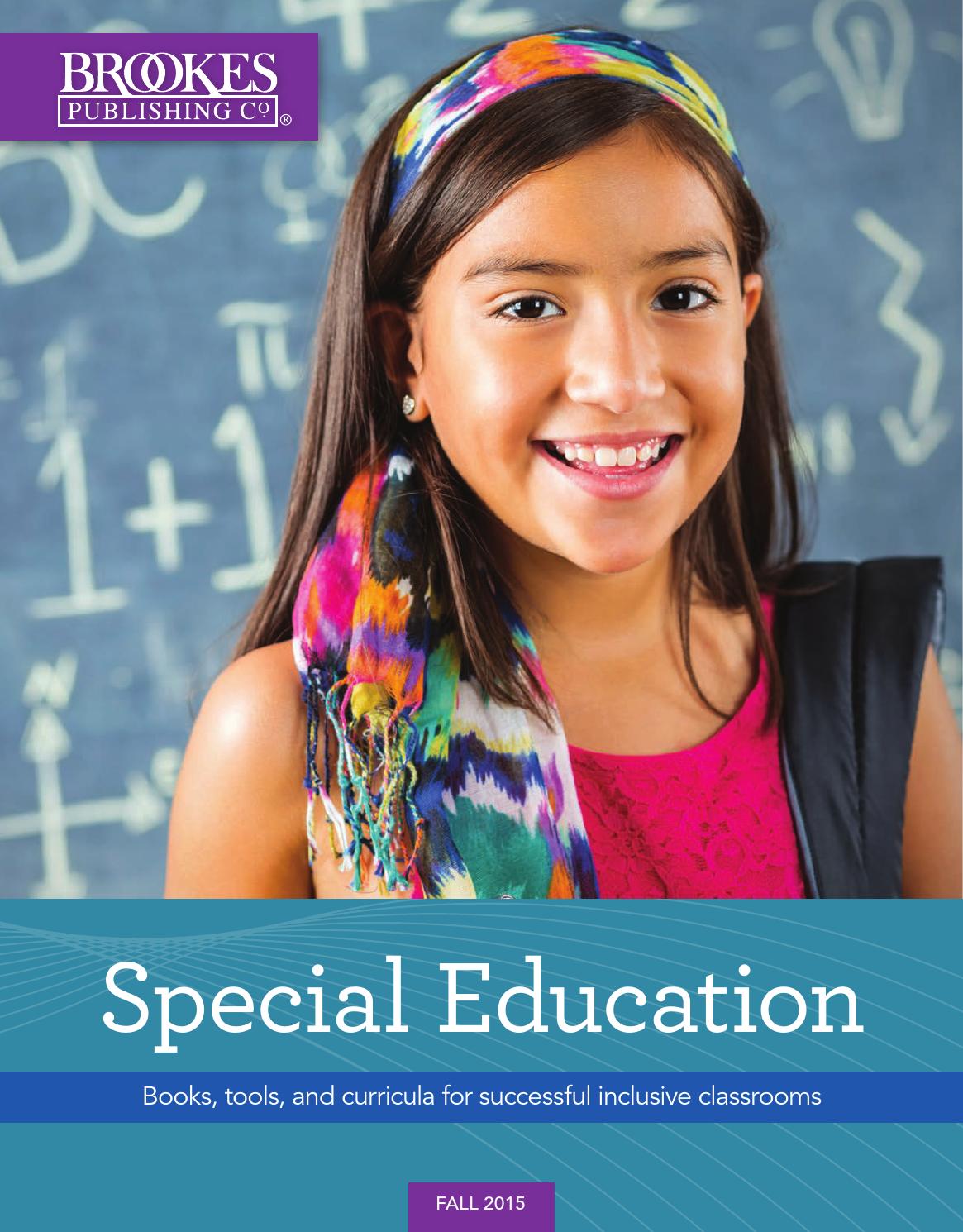 Brookes Publishing—Special Education, Fall 2015 by Brookes Publishing ...