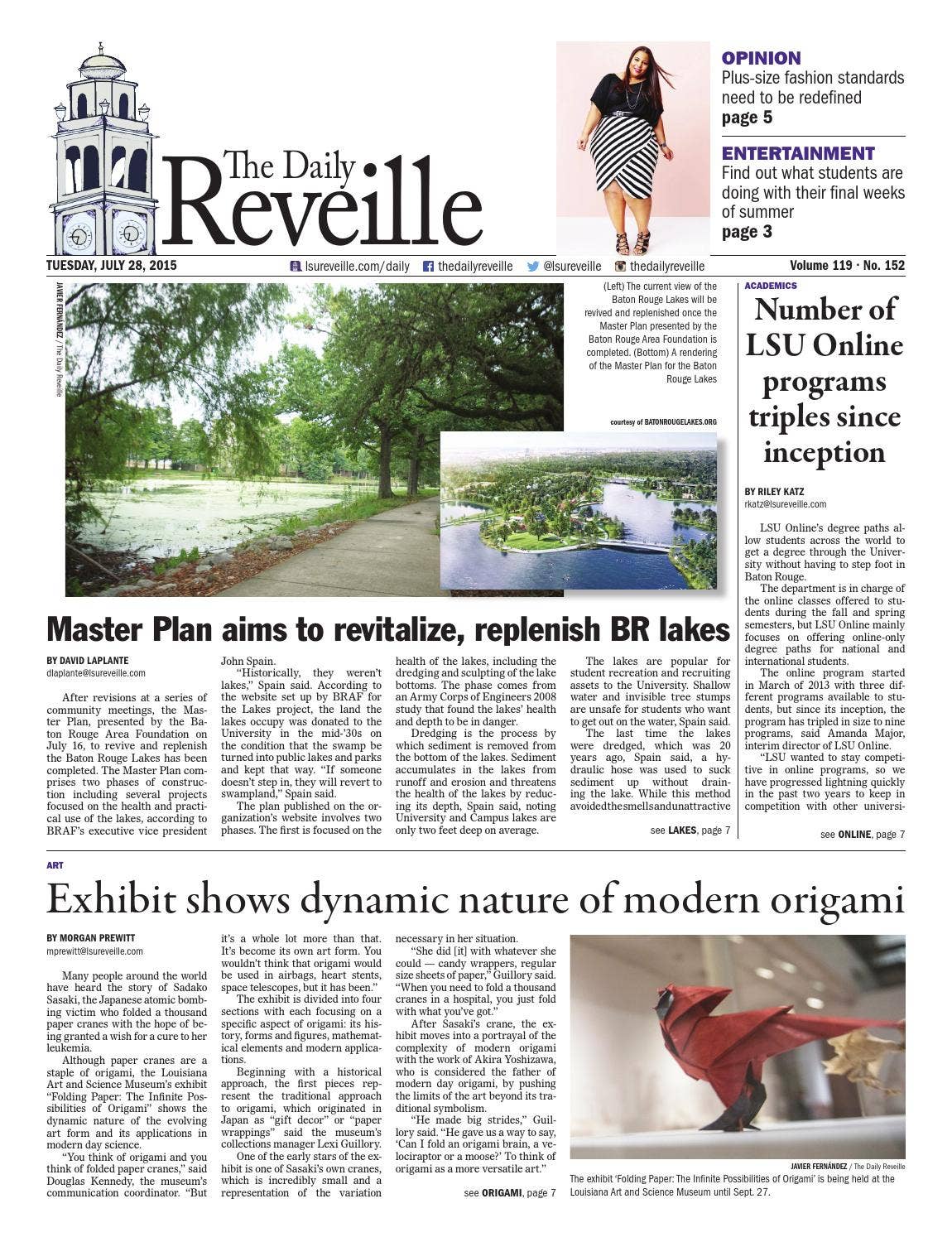 The Daily Reveille - July 28, 2015 by Reveille - Issuu