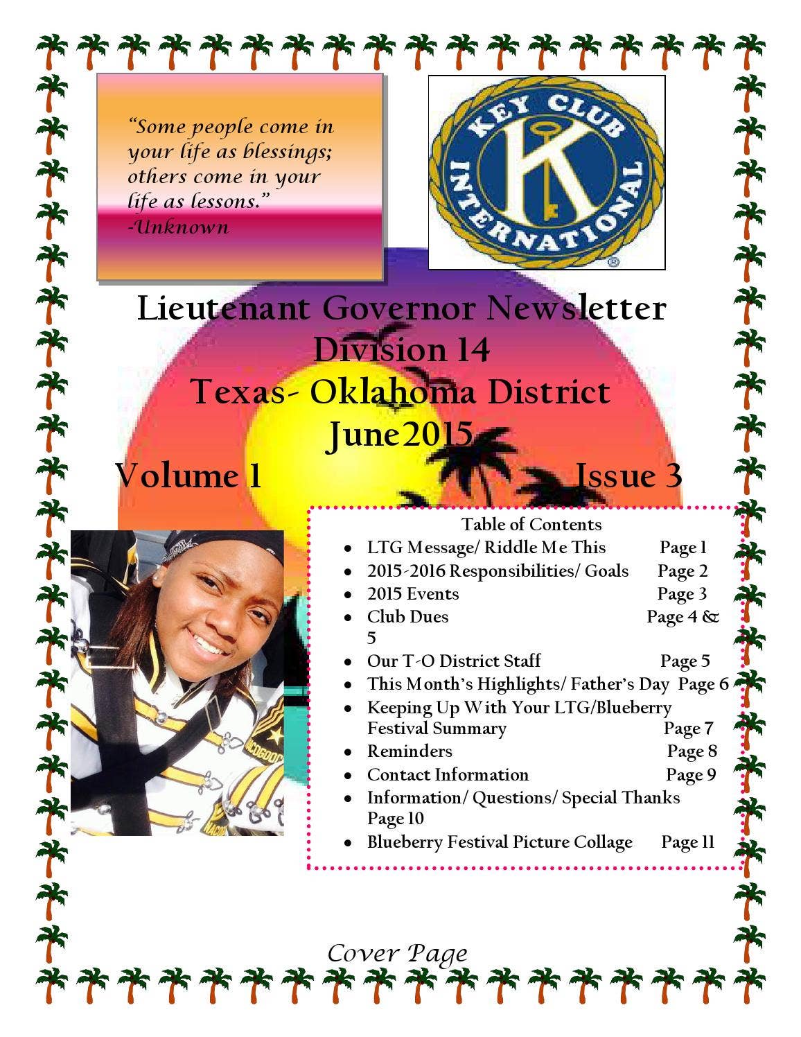 Lieutenant governor newsletter june edition by Division 14 - Issuu