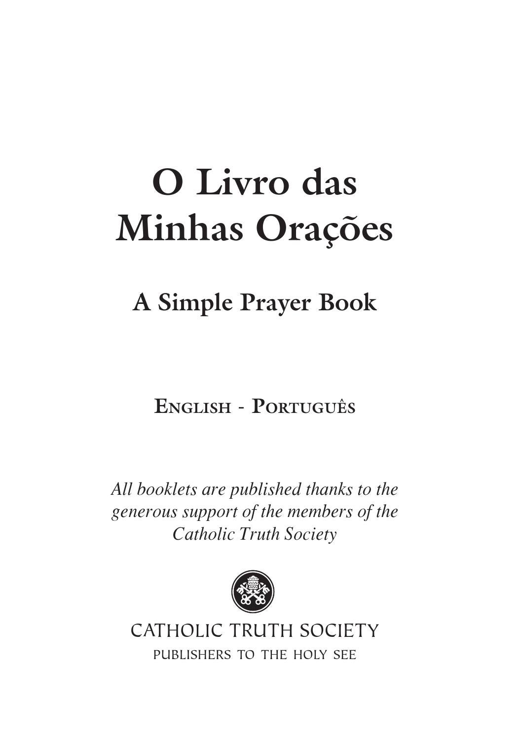 a simple prayer book portuguese preview by Catholic Truth Society - Issuu