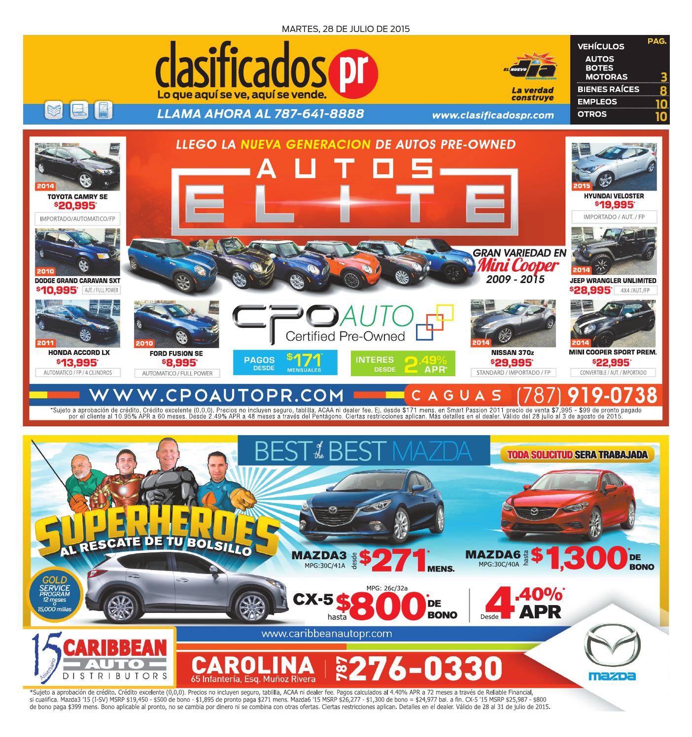 ClasificadosPR 07 28 2015 by ClasificadosPR.com - Issuu