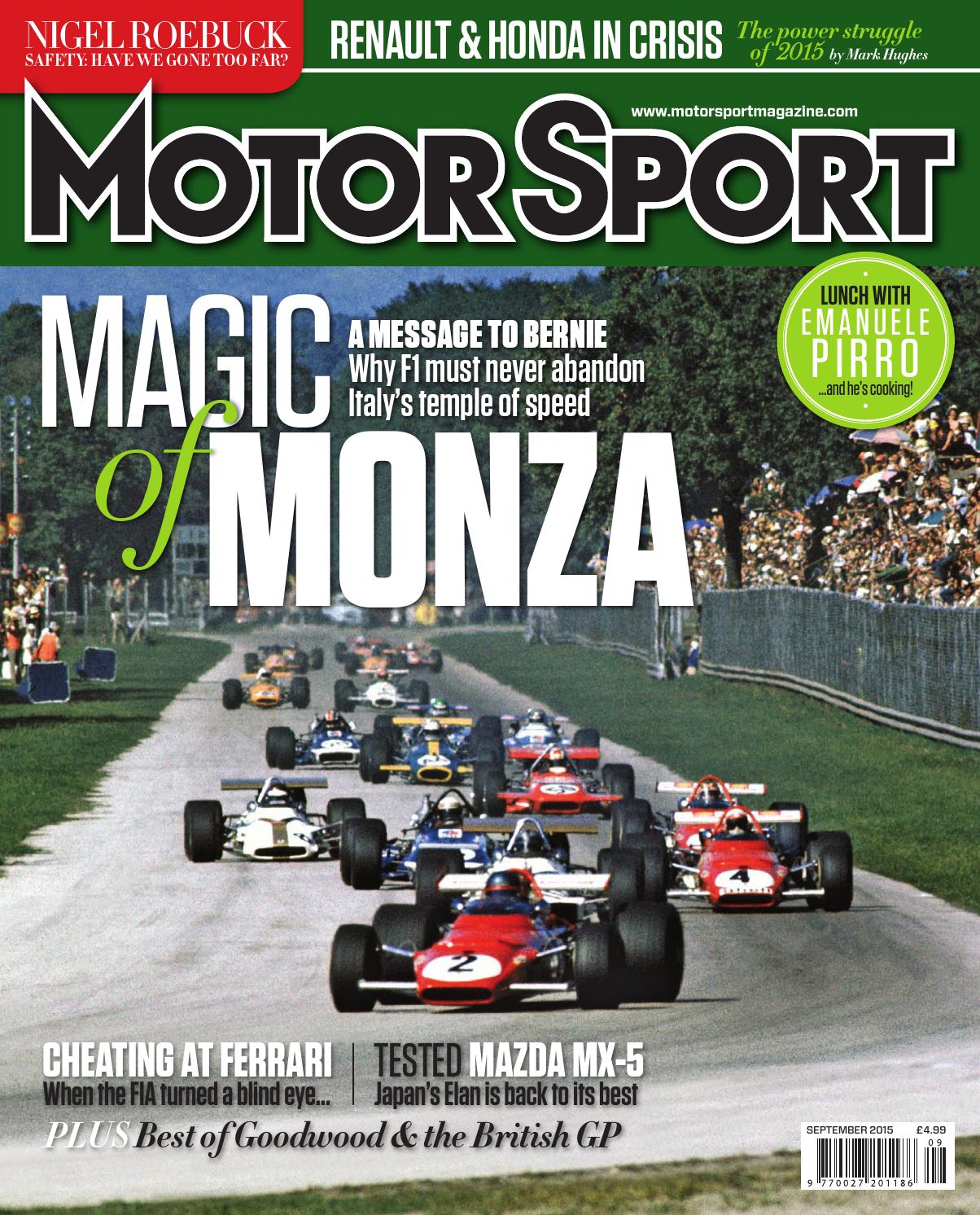 September 2015 issue of Motor Sport magazine by Motor Sport Magazine ...