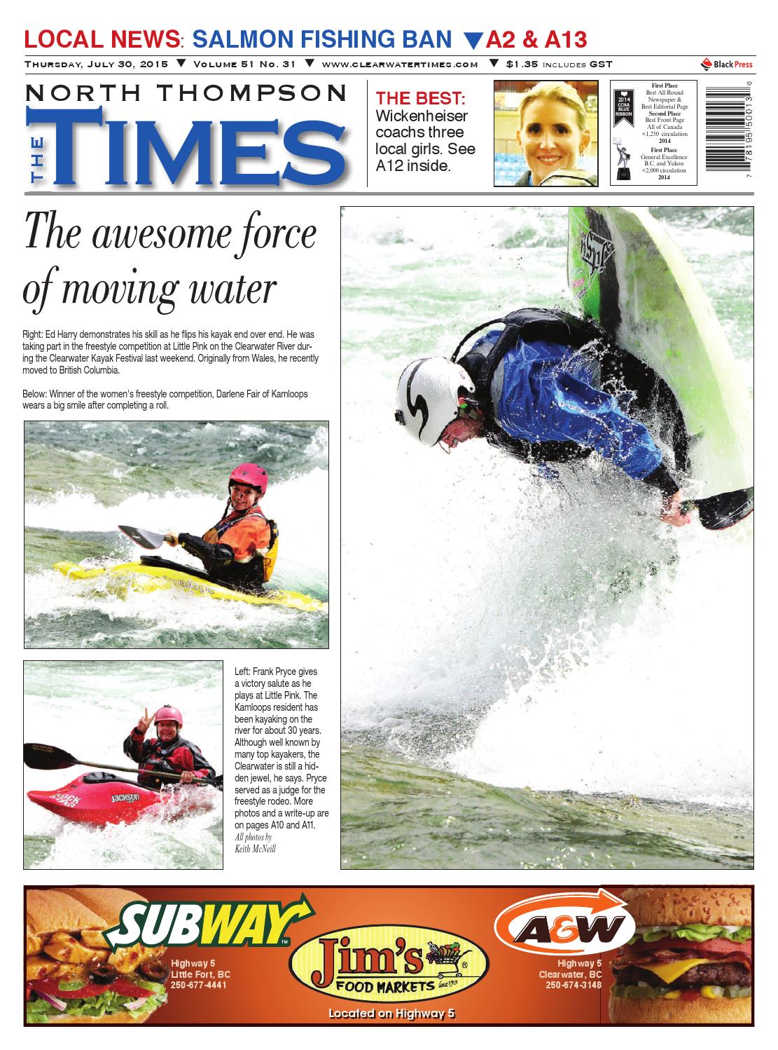 Clearwater Times, July 30, 2015 by Black Press Media Group - Issuu
