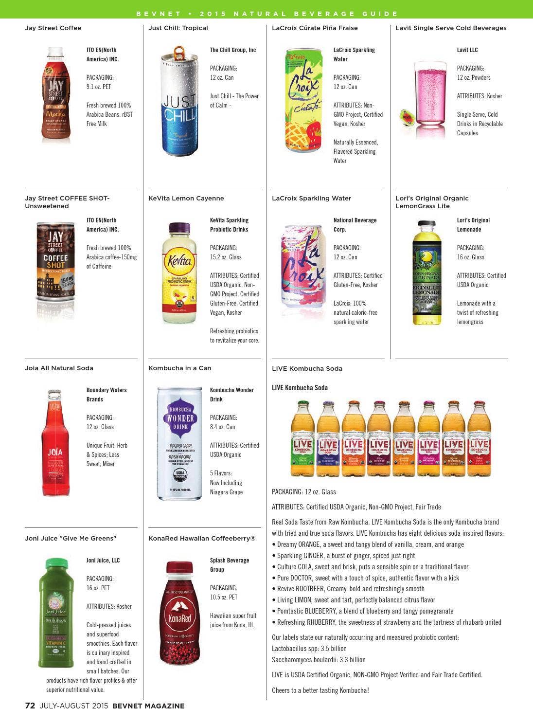 2015 Natural Beverage Guide by BevNET.com - Issuu