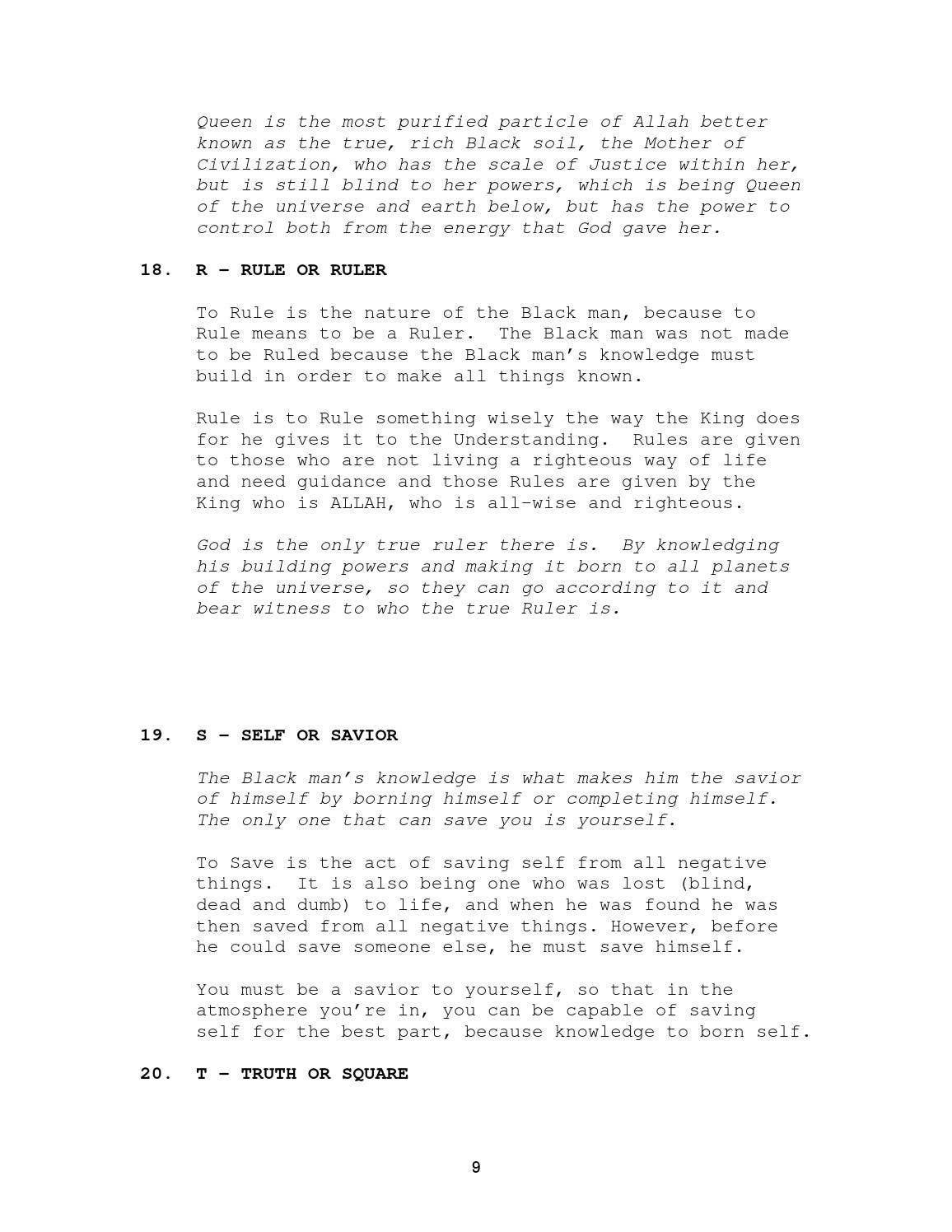 Supreme alphabets huge by Born Magnetic Allah - Issuu