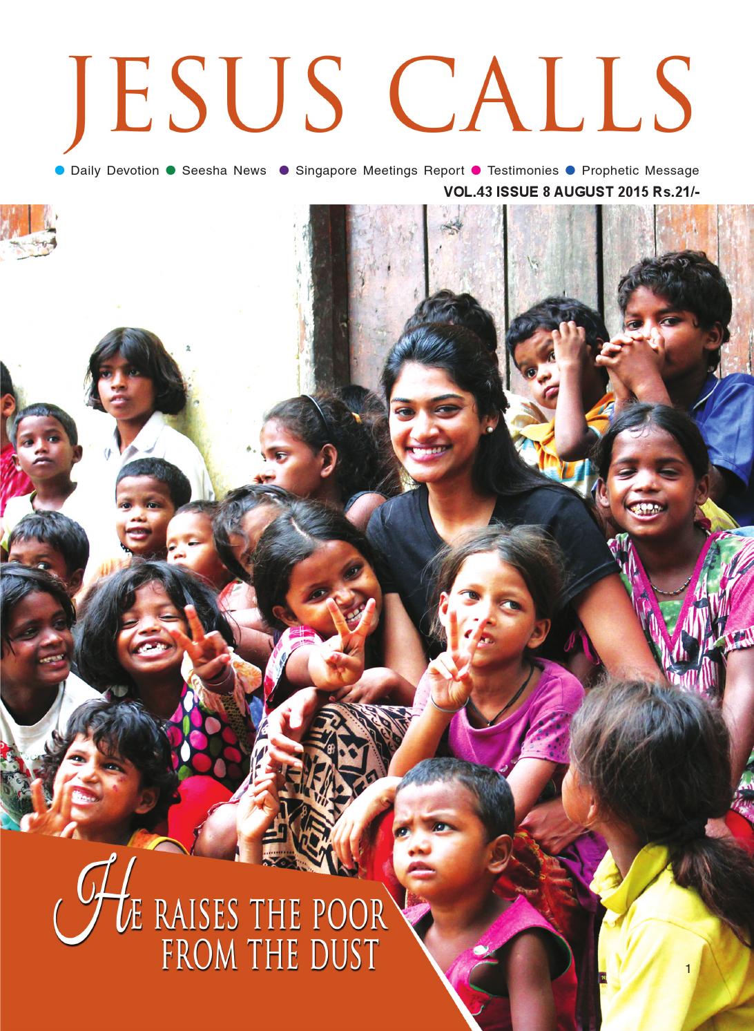 Jesus Calls (English) - August 2015 by Jesus Calls - Issuu