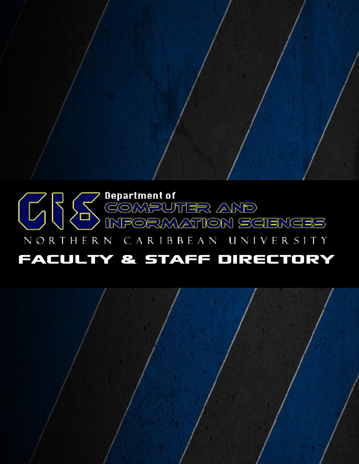 Faculty and Staff Directory by CIS@NCU - Issuu