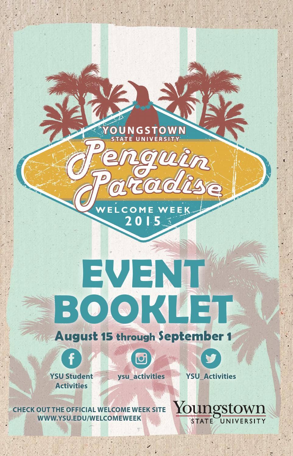 Welcome Week 2015 by Youngstown State University - Issuu