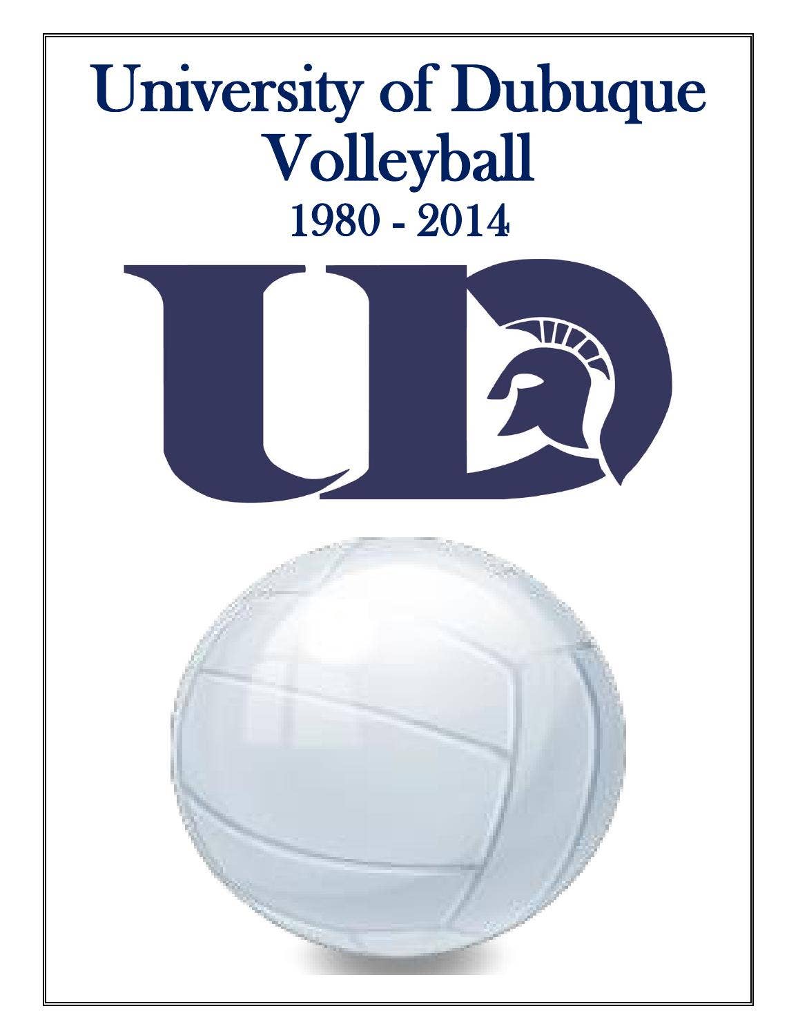 UD Volleyball Record Book by @UDubuqueSports - Issuu
