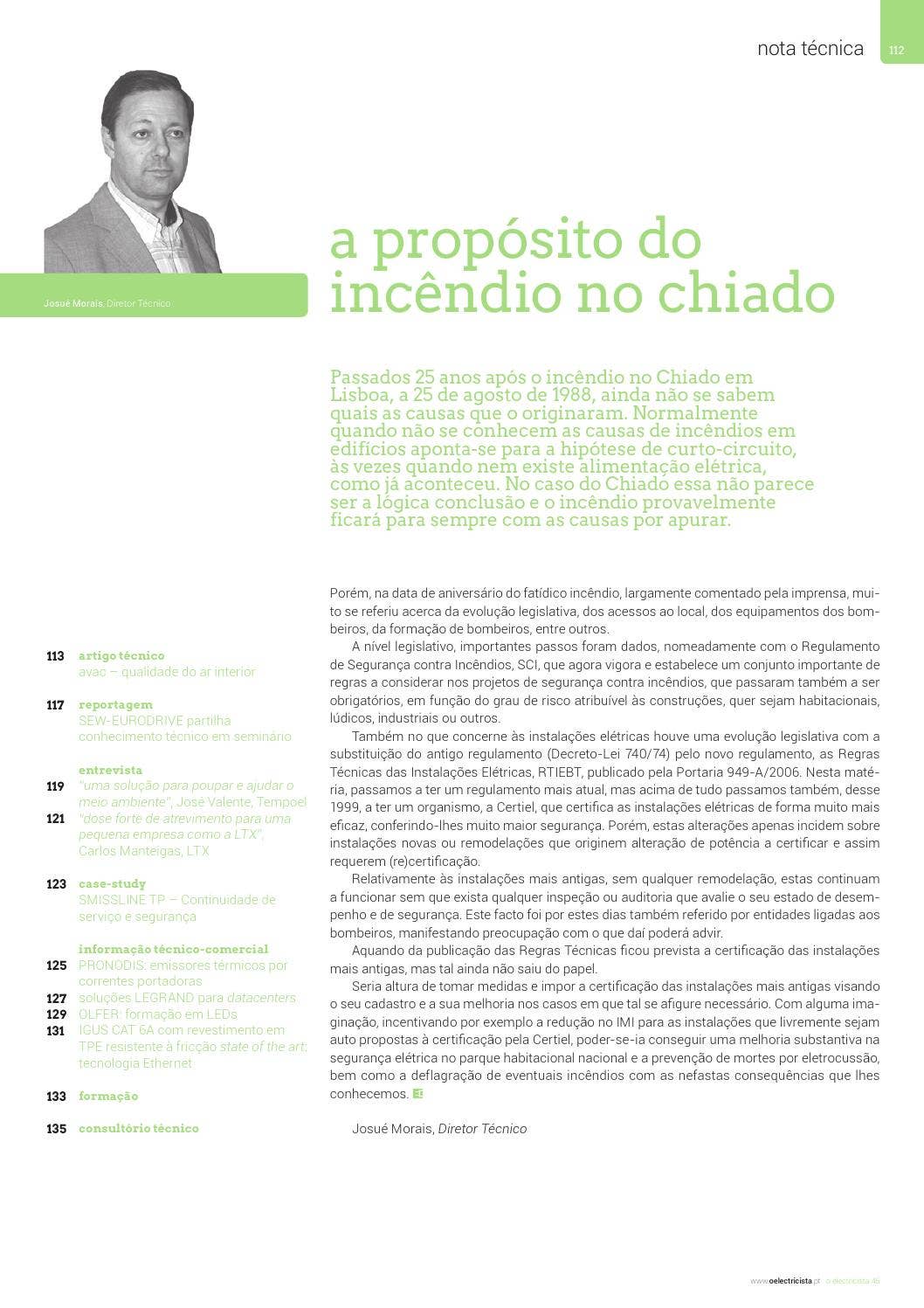 A propósito do incêndio no chiado by cie - Issuu