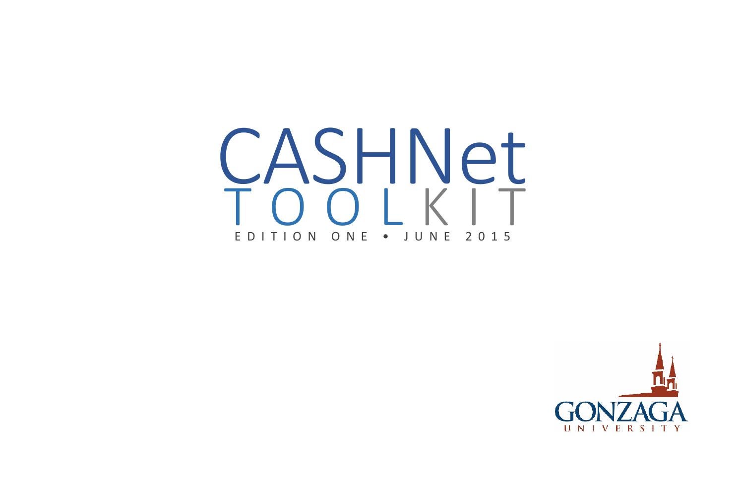 CASHNet Roadshow Toolkit by Gonzaga University - Issuu