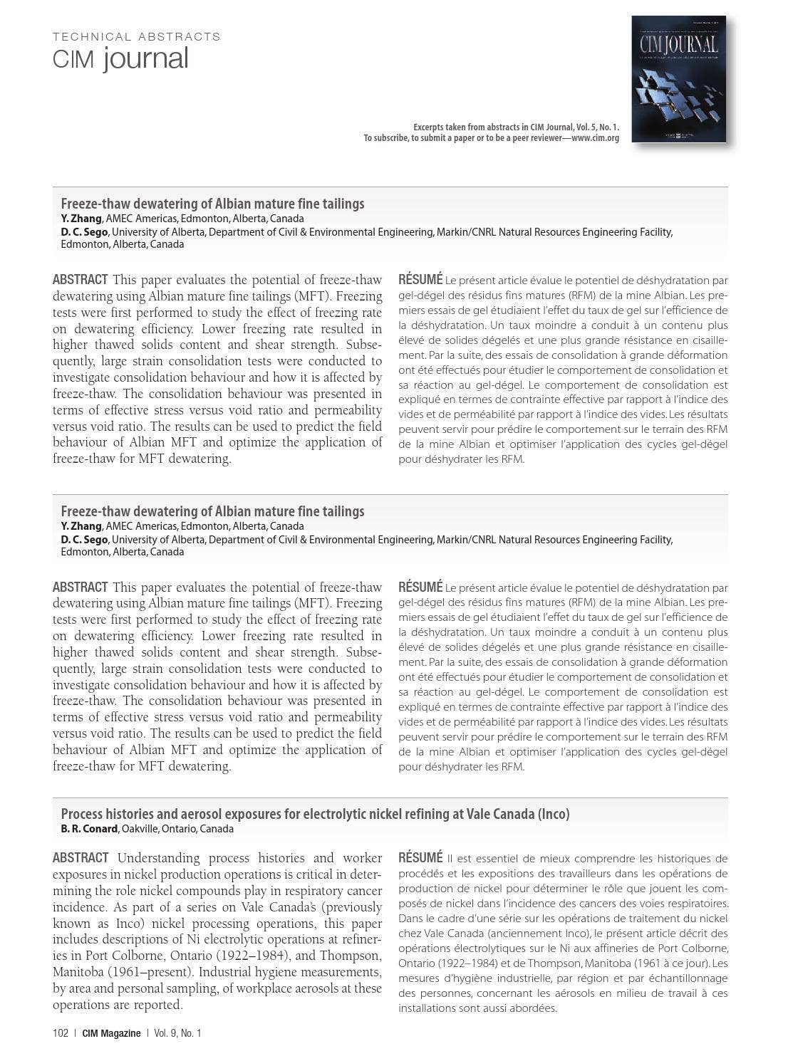 CIM Magazine February 2014 by CIM-ICM Publications - Issuu