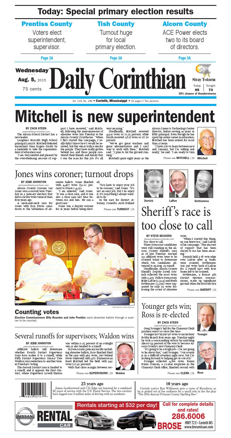 080515 daily corinthian e edition by Daily Corinthian - Issuu