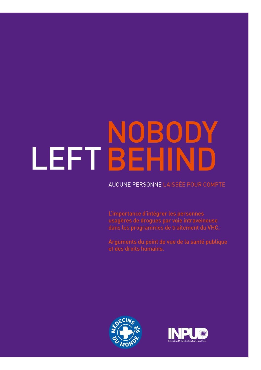 Nobody left behind : Aucune personne laissée pour compte by Médecins du ...