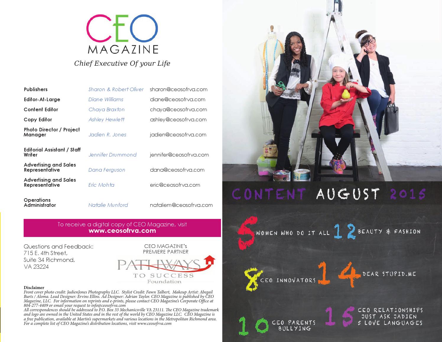CEO Magazine August 2015 Issue by CEO Magazine - Issuu