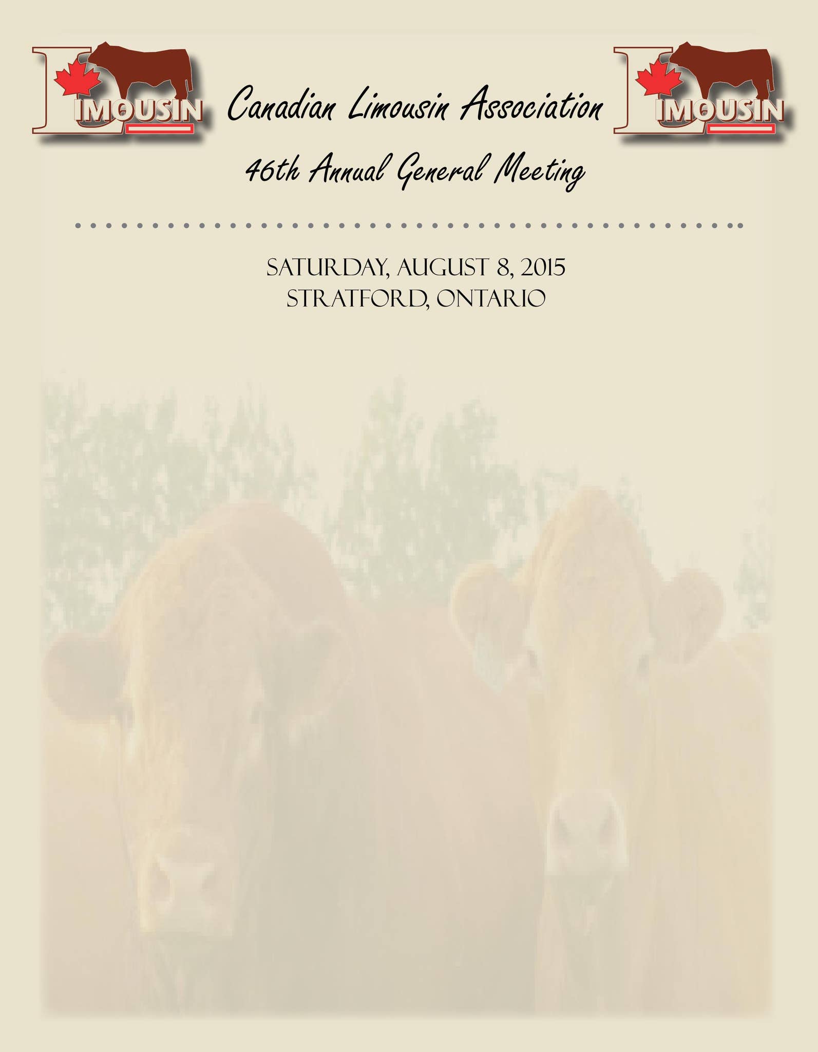 2014 Canadian Limousin Association Annual Report by Canadian Limousin ...