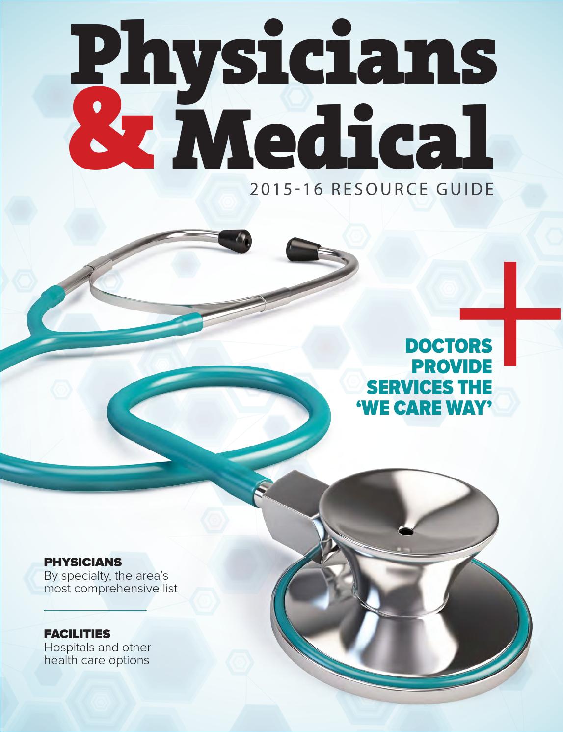 Physicians & Medial Resource Guide 2015-16 by Rowland Publishing, Inc ...