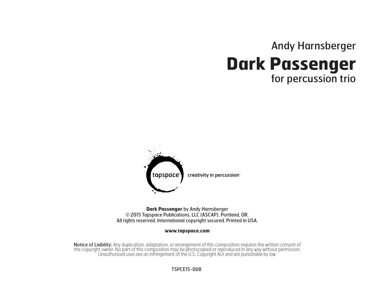 Dark passenger sample by Tapspace - Issuu