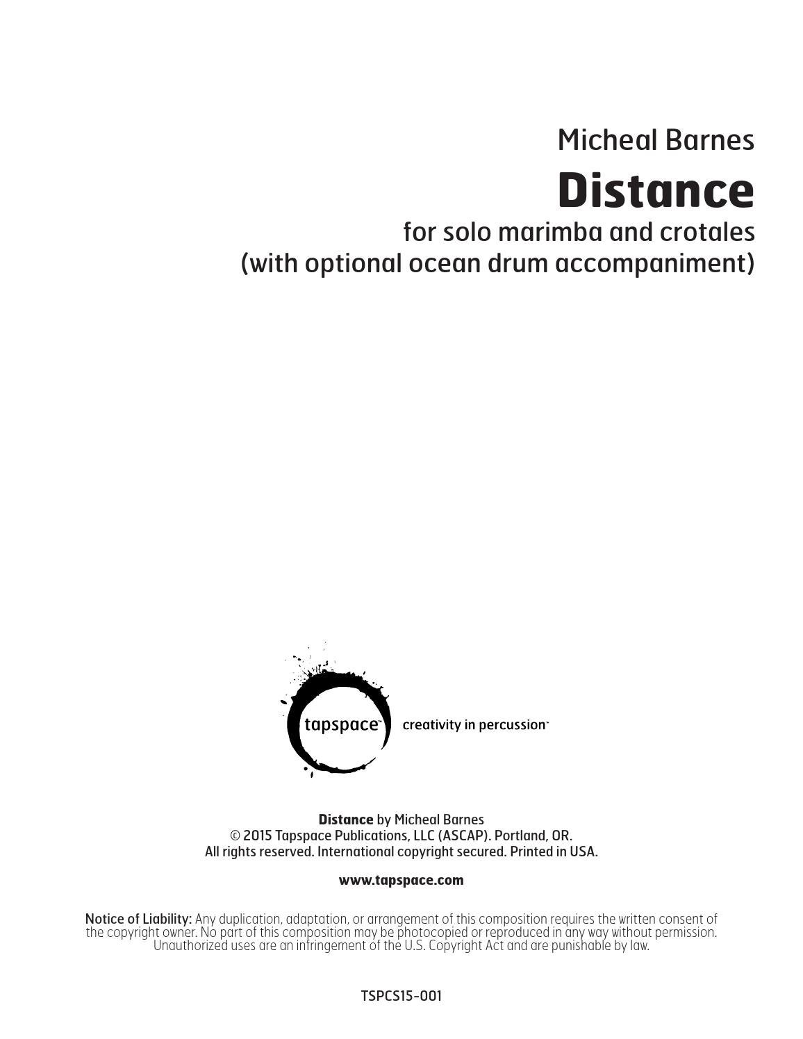 Distance sample by Tapspace - Issuu