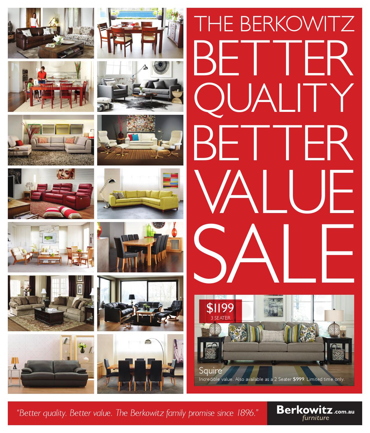 Berkowitz Furniture Sale Catalogue May 2014 by Lachie Dunn - Issuu