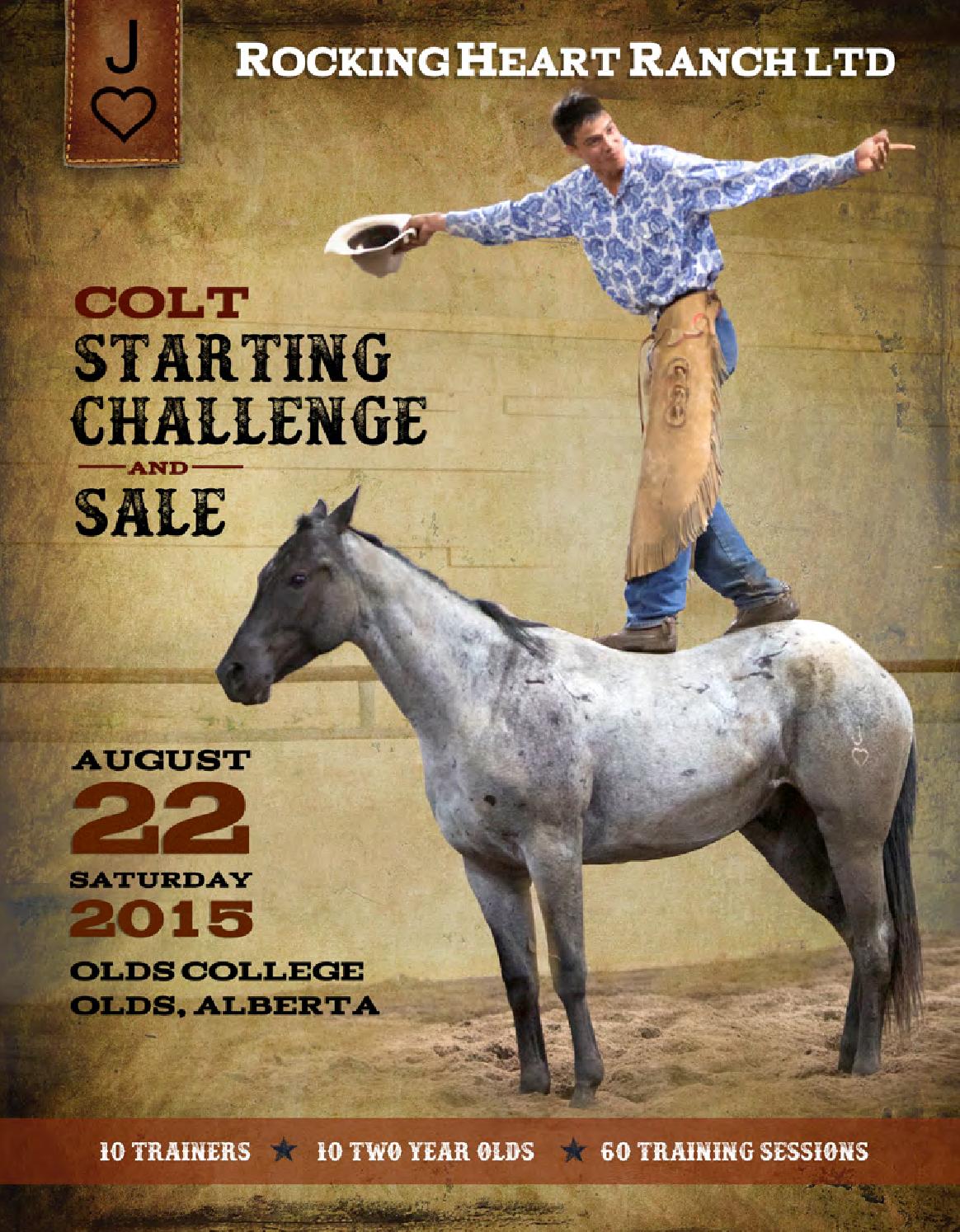 Rocking Heart Ranch - 2015 Colt Starting Challenge and Sale by Coyote ...