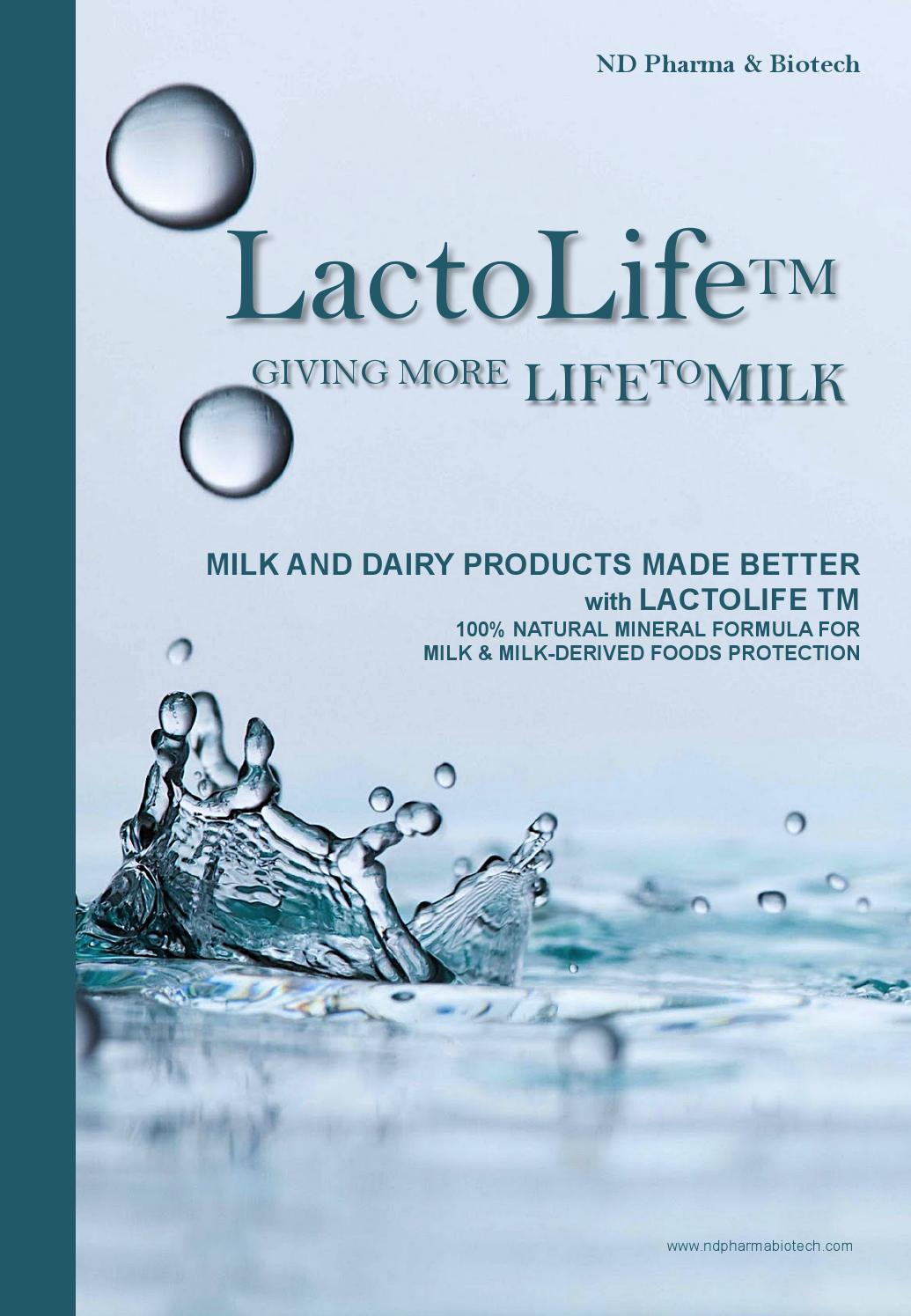 Lactolife tm english brochure 2015 by ND Pharma & Biotech - Issuu