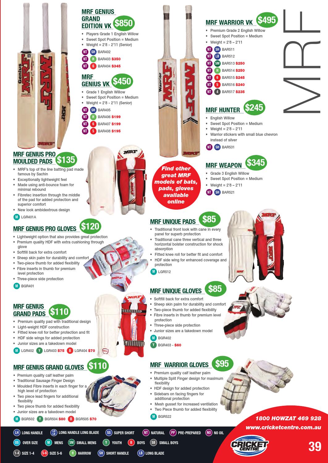 2015/16 Greg Chappell Cricket Centre Catalogue by Greg Chappell Cricket ...