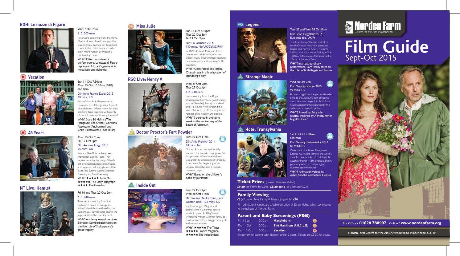 Sept - Oct 2015 Film Guide by Marketing - Issuu