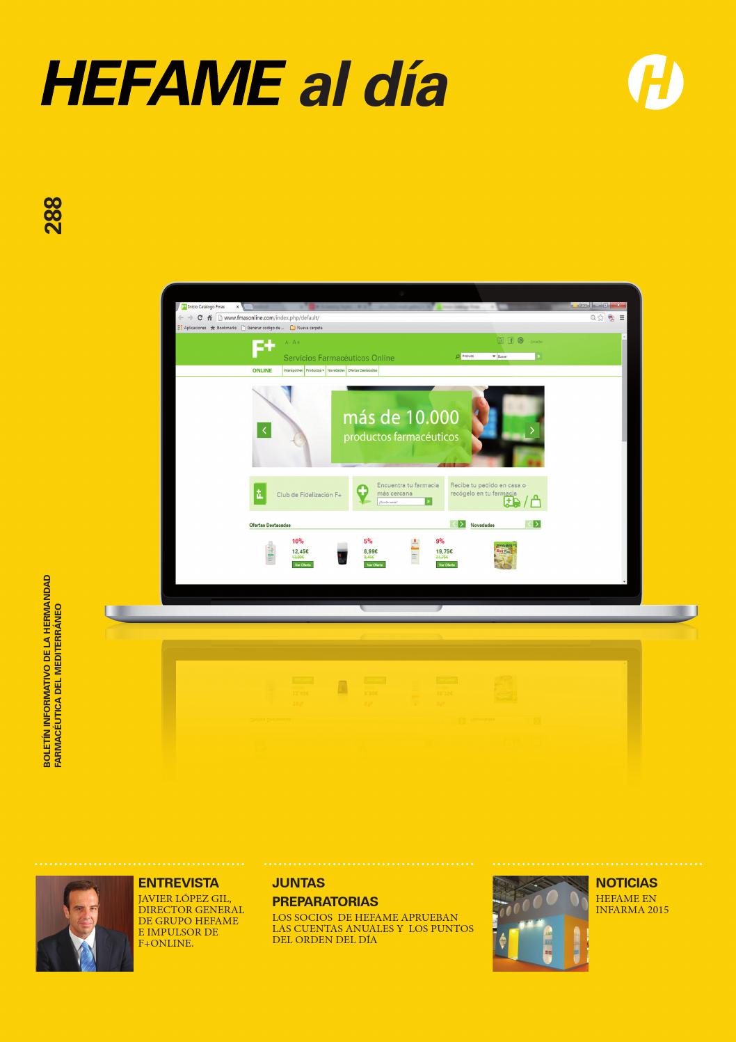 Revista Hefame al día - Nº 288 by Grupo Hefame - Issuu