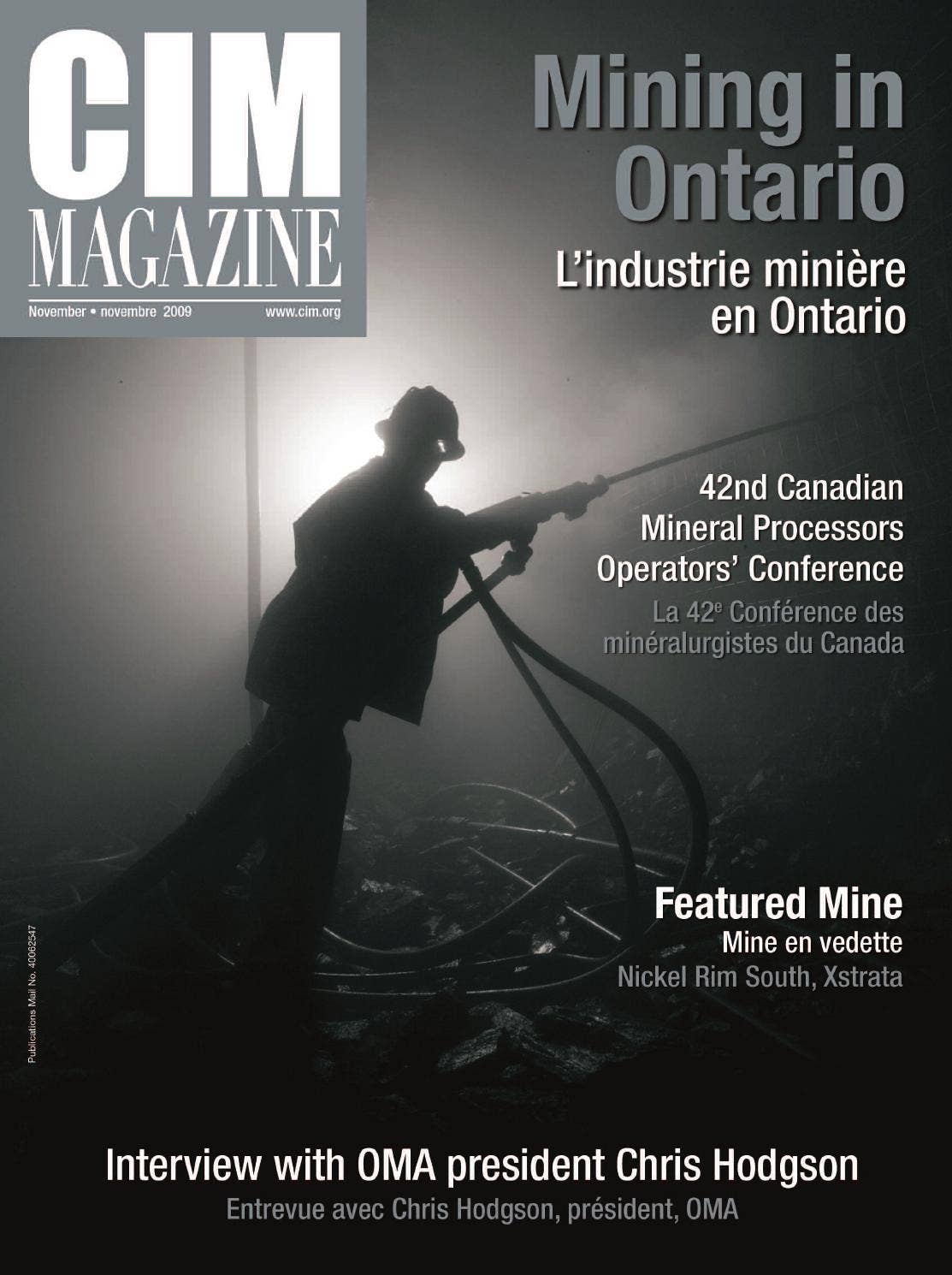 CIM Magazine November 2009 by CIM-ICM Publications - Issuu